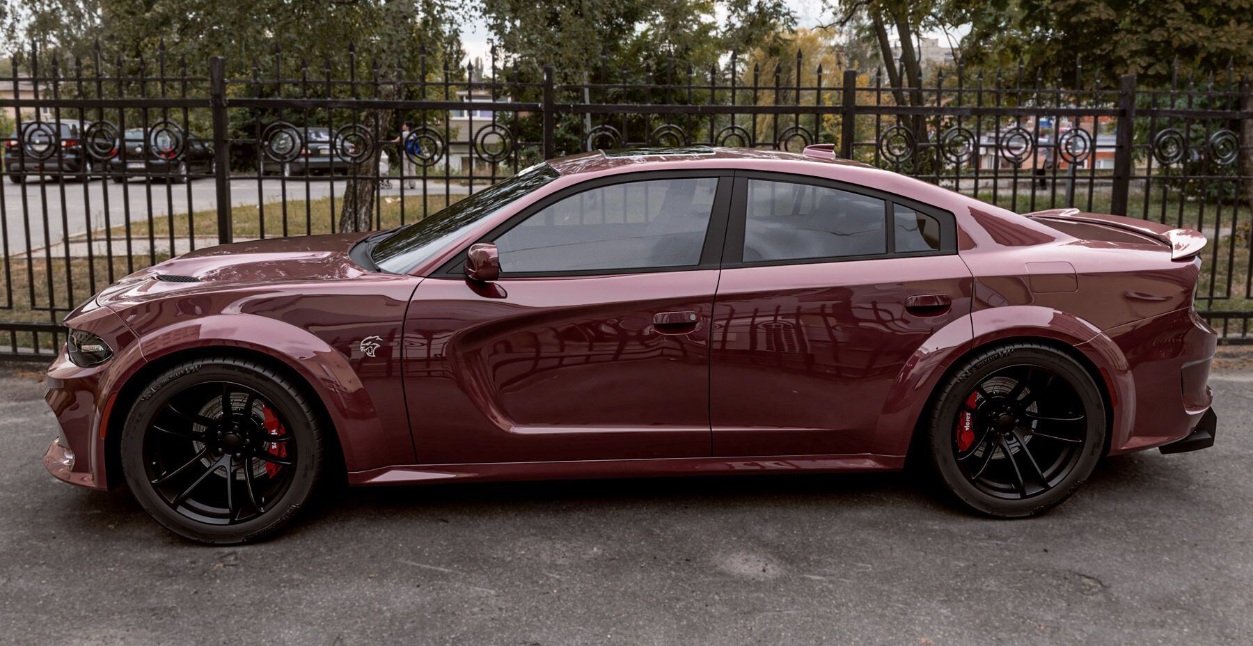 Hellcat Widebody Style Matte Black Wheel (20"x11", -2.5 Offset, 5x115 ...