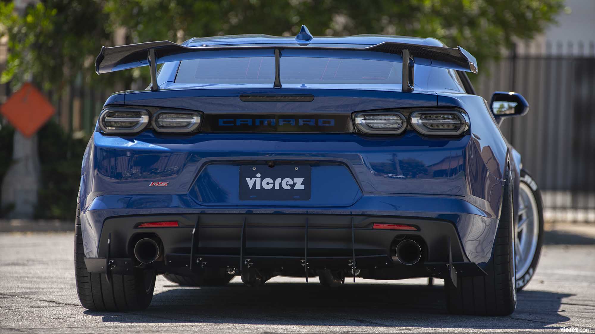 Vicrez Centa VR2 Rear Diffuser vz102138 | Chevrolet Camaro 2016-2024