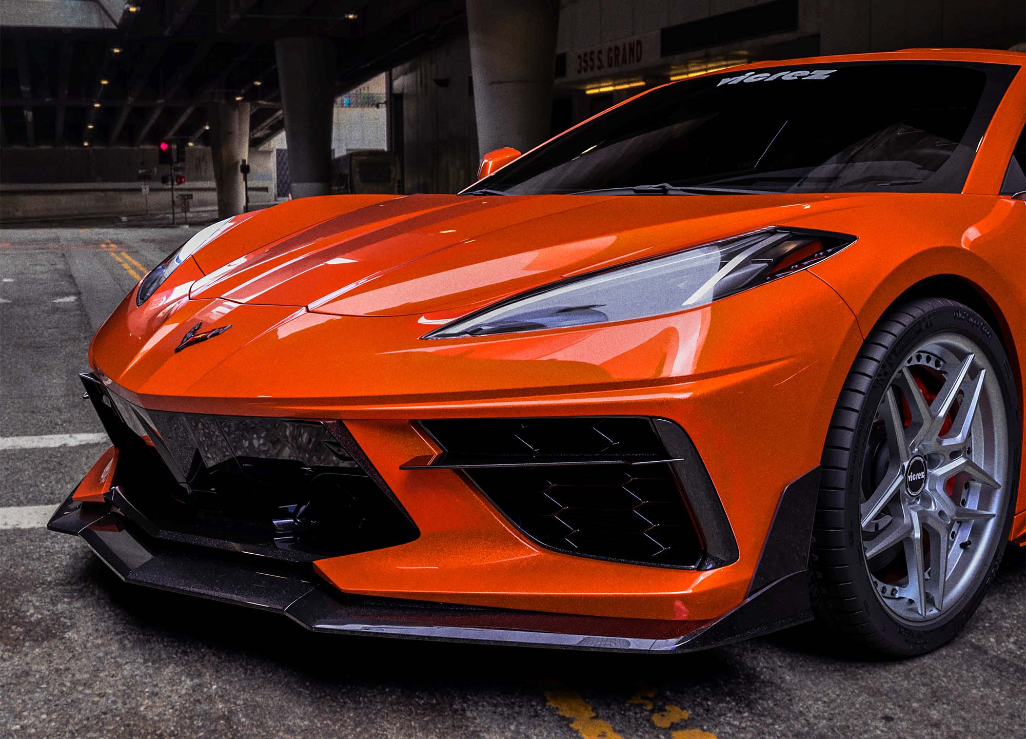 Vicrez Rear Bumper Z06 Style vz102676 | Corvette C8 Stingray/ Z51 2020-2026