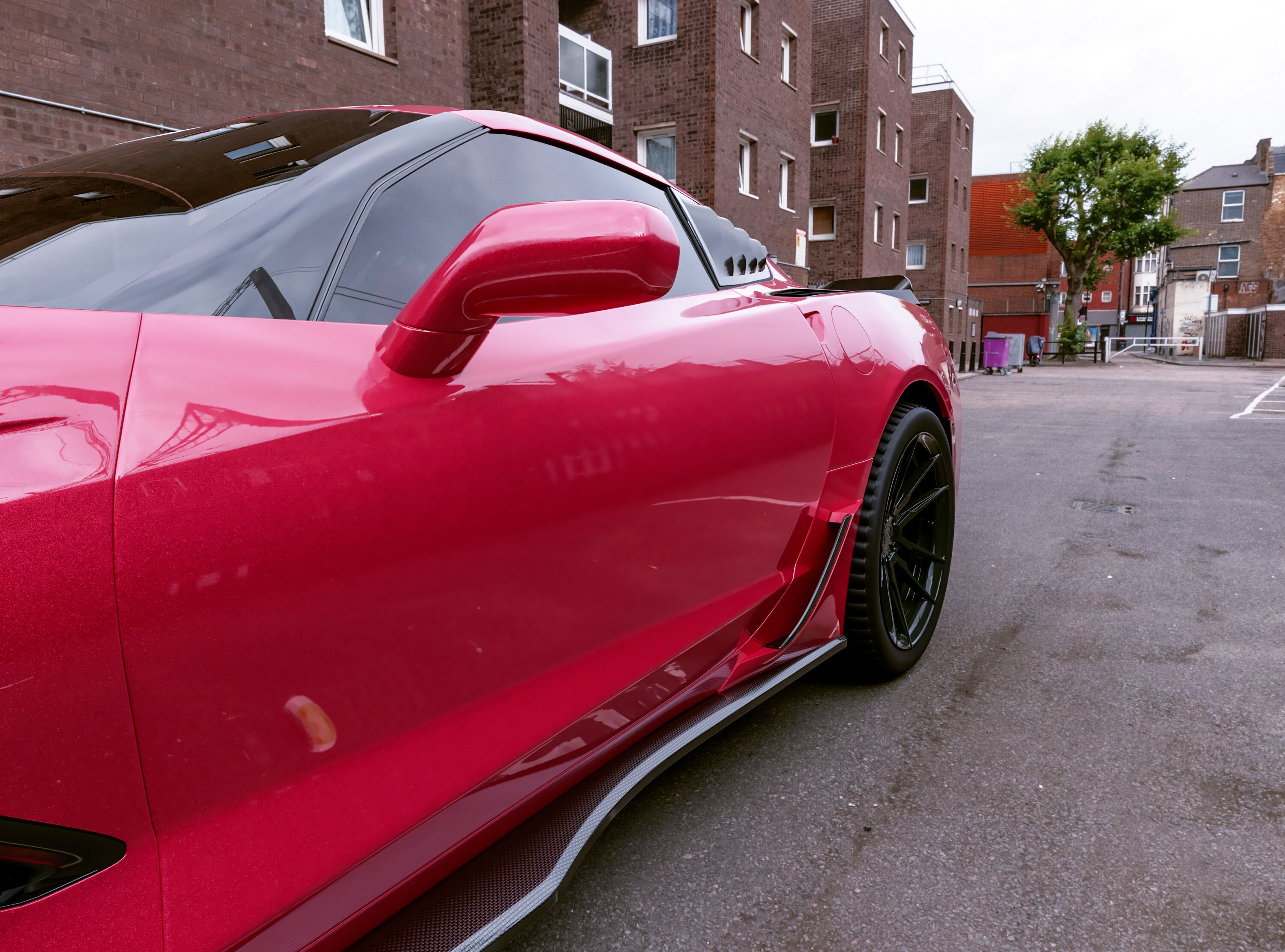 Vicrez Z06 Rear Rocker Lower Brake Scoop Vents vz101404 | Corvette C7 ...