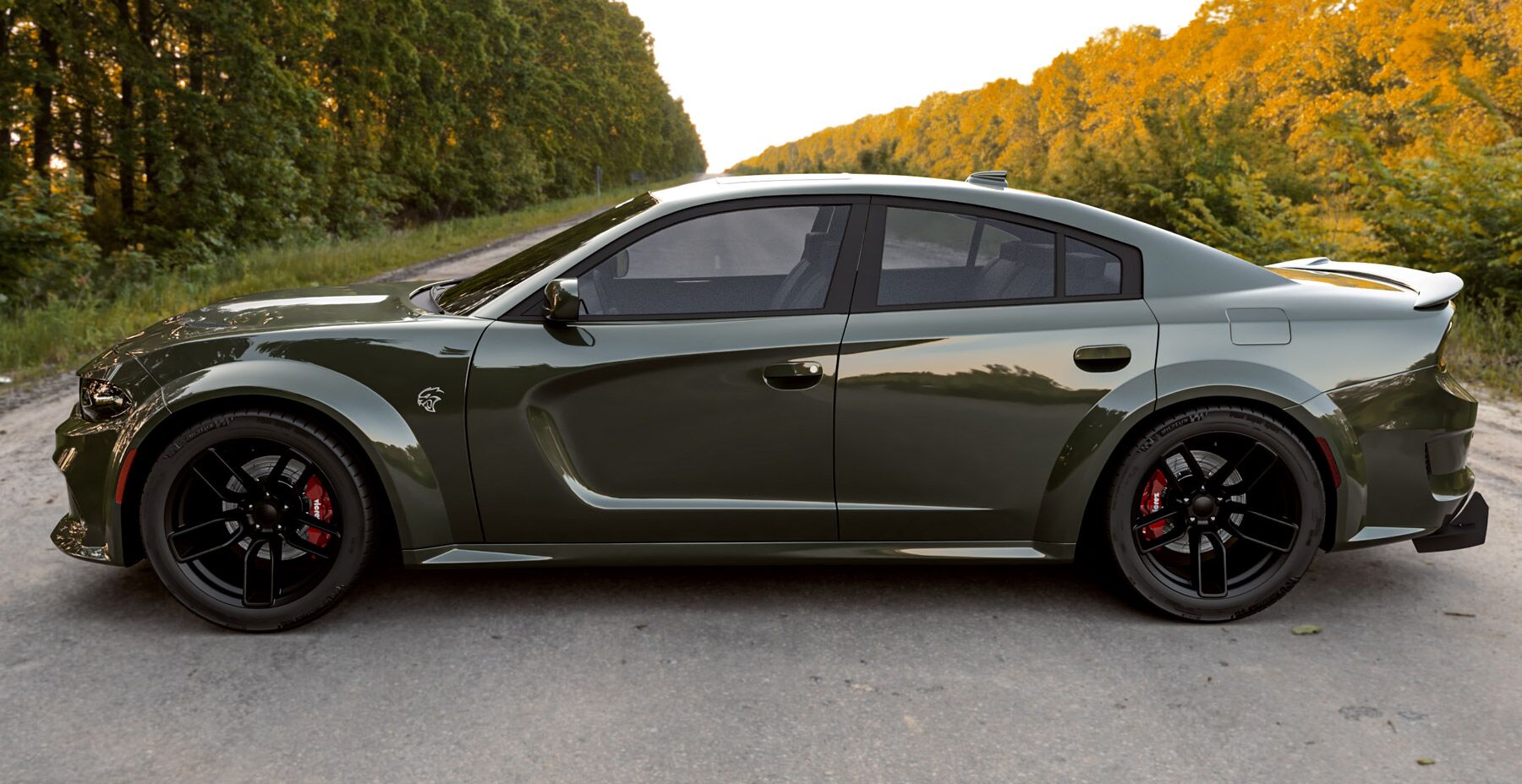 Hellcat Redeye Style Widebody Matte Black Wheel vzn100791