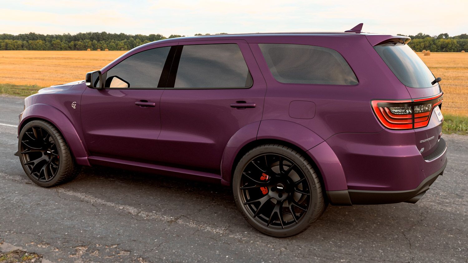 Hellcat Matte Black Wheel 20" x 11" | Dodge Durango Widebody 2014-2026