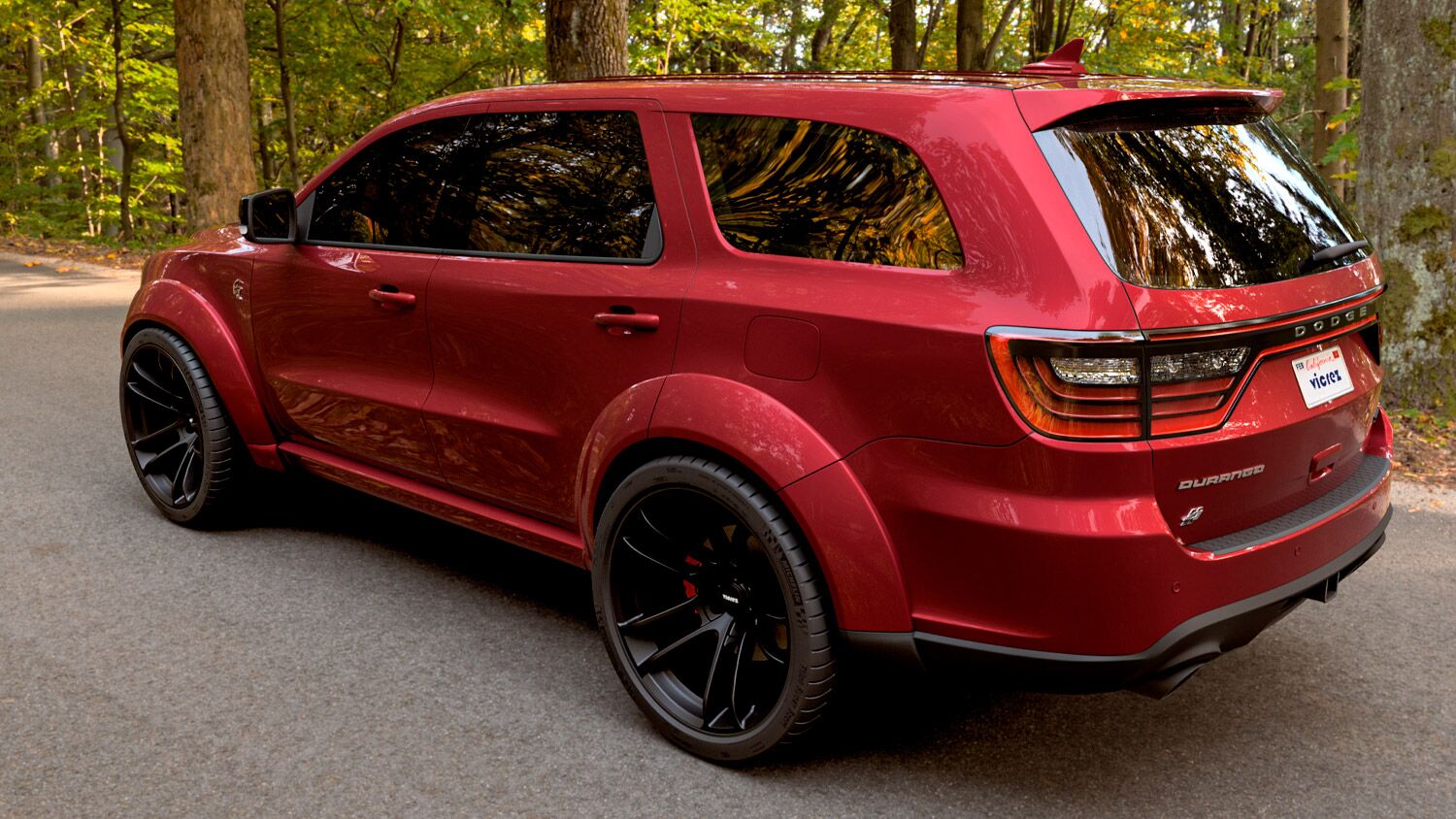 Hellcat Widebody Matte Black Wheel 20" x 11" | Dodge Durango Widebody ...