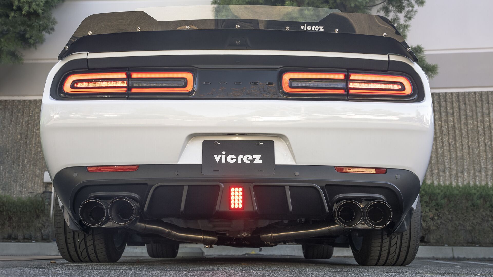 Vicrez BL Style Rear Diffuser vz102490 | Dodge Challenger 2015-2023