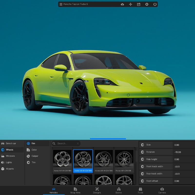 Vicrez 3D Design Studio | Car Wrap Visualizer and Configurator [Software Download]
