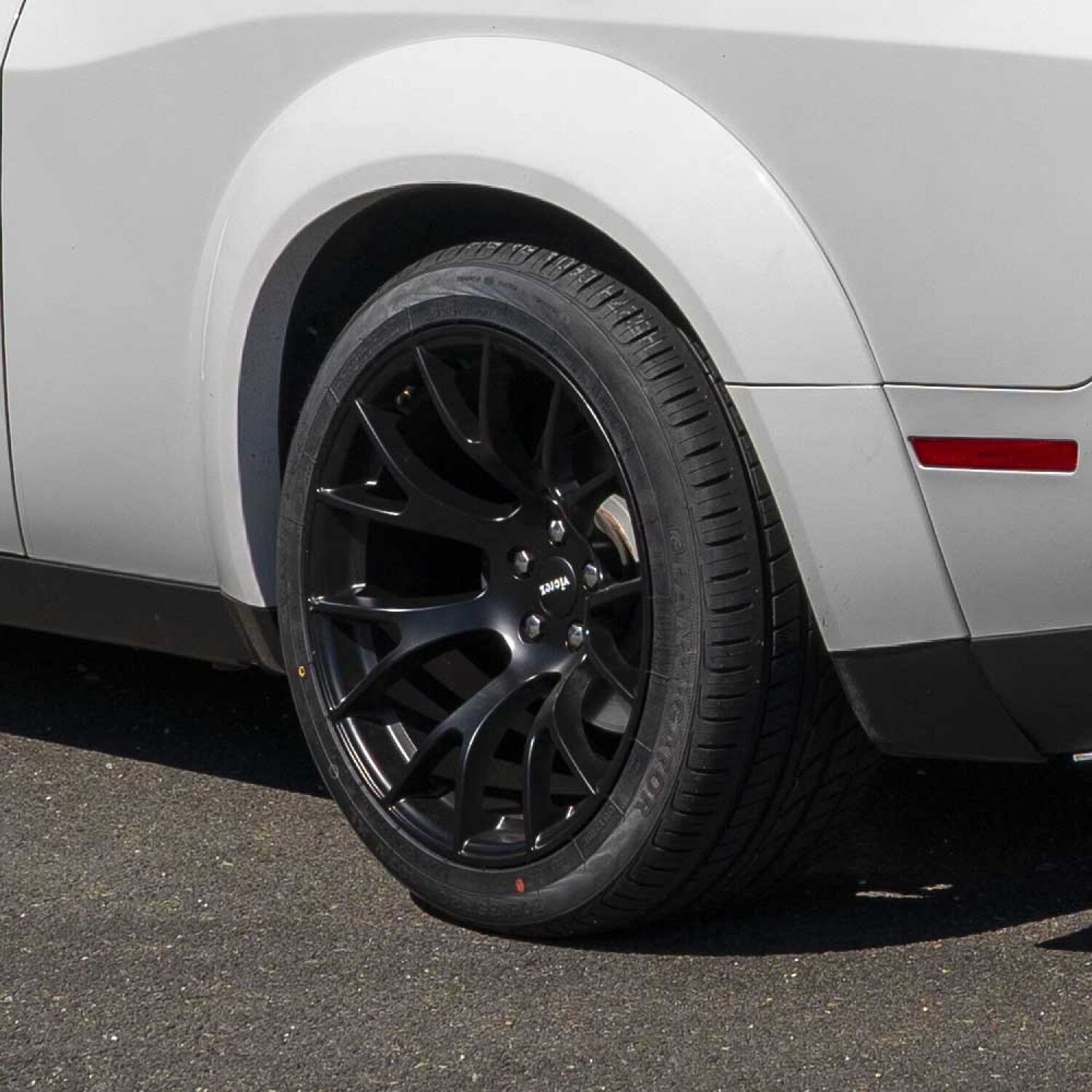 Hellcat Style Widebody Matte Black Wheel (20"x11", -2.5 Offset, 5x115 ...
