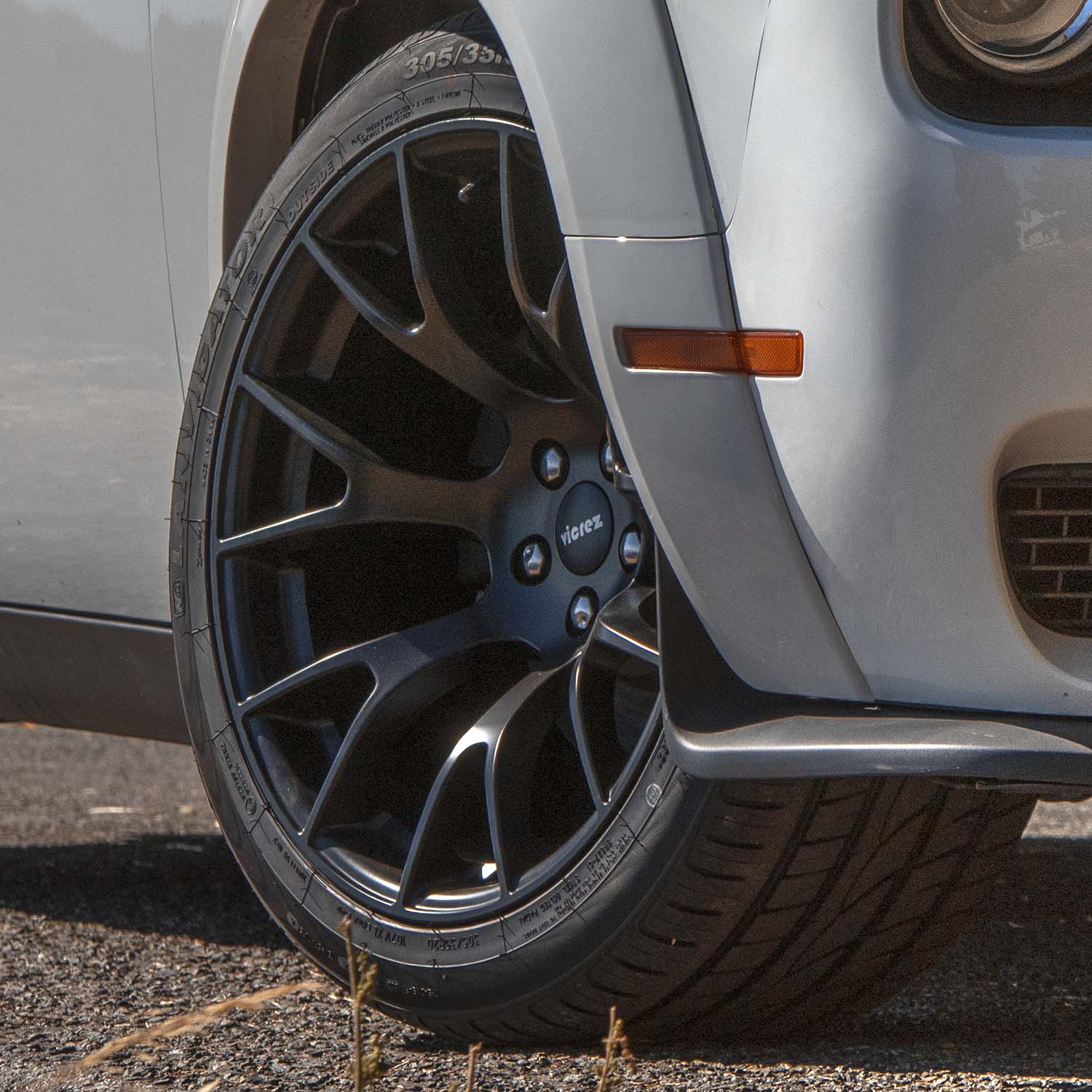 Hellcat Style Widebody Matte Black Wheel (20"x11", -2.5 Offset, 5x115 ...