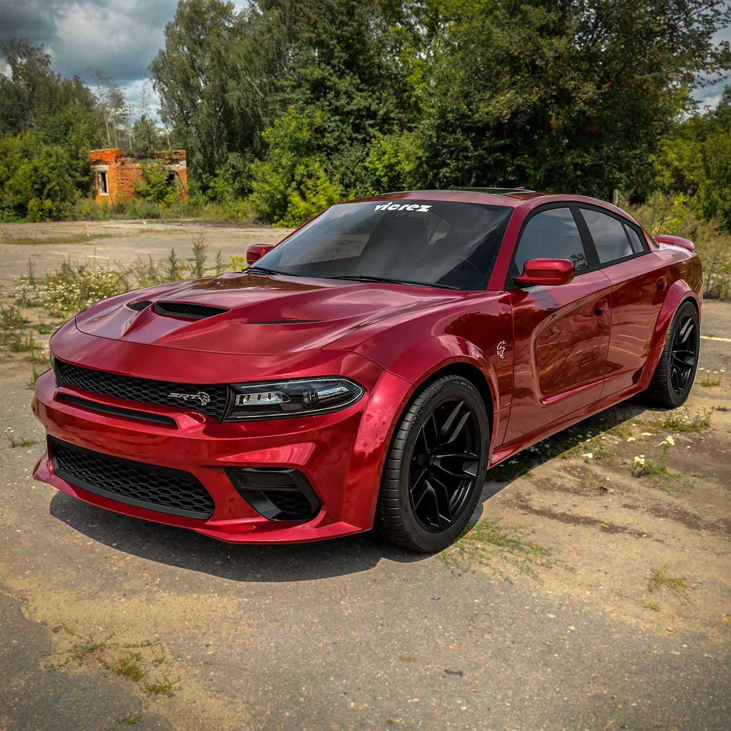 Hellcat Redeye Style Widebody Matte Black Wheel vzn100791