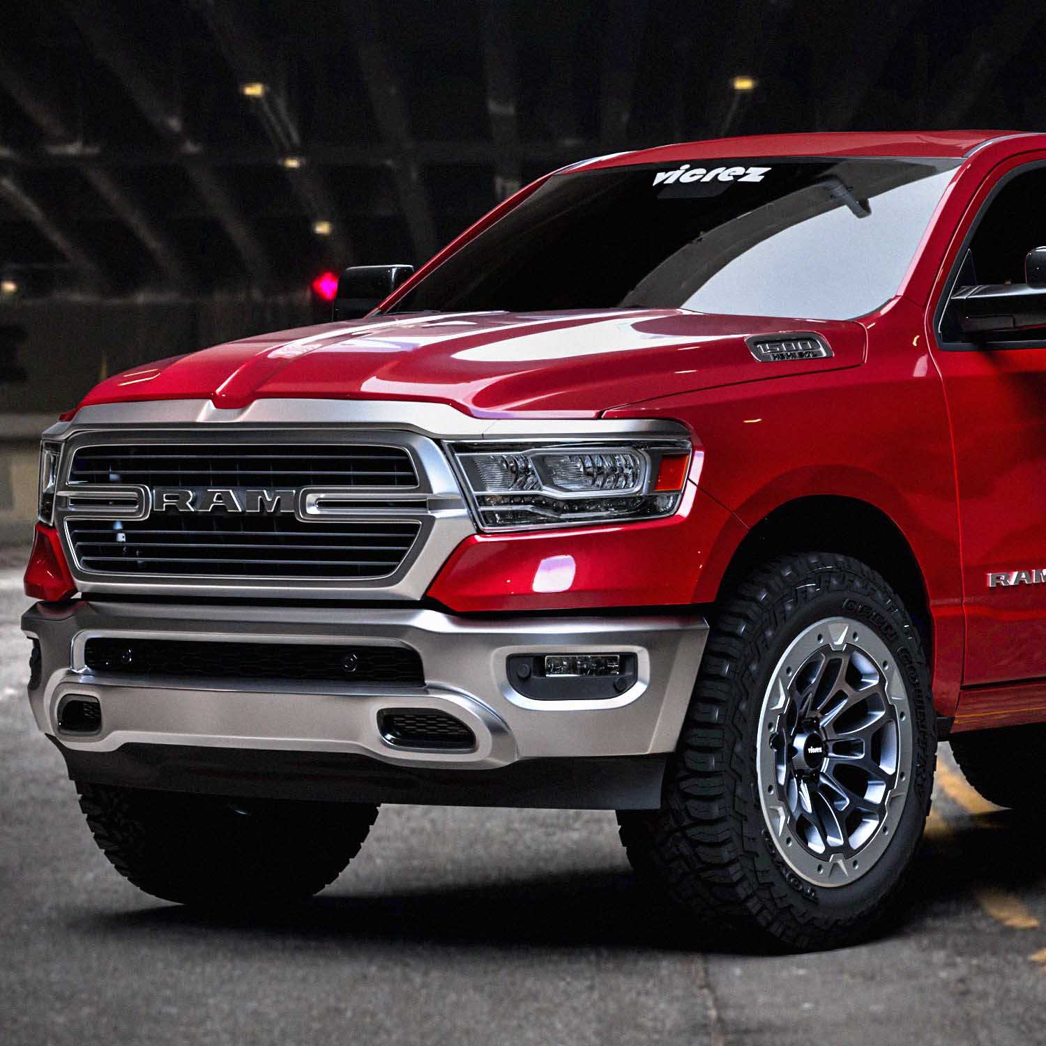 TRX Beadlock Style Matte Gray with Forged Beadlock Wheel 22" x 9" | 5 ...