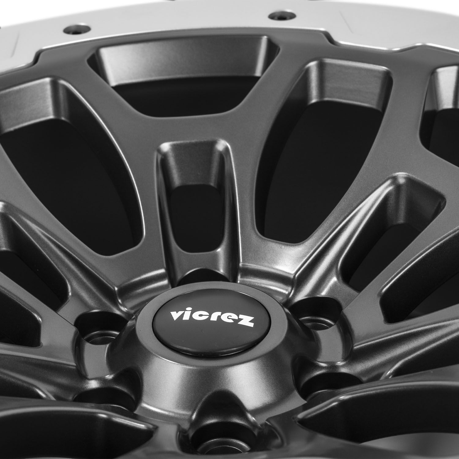 TRX Beadlock Style Matte Gray with Forged Beadlock Wheel 22" x 9 ...