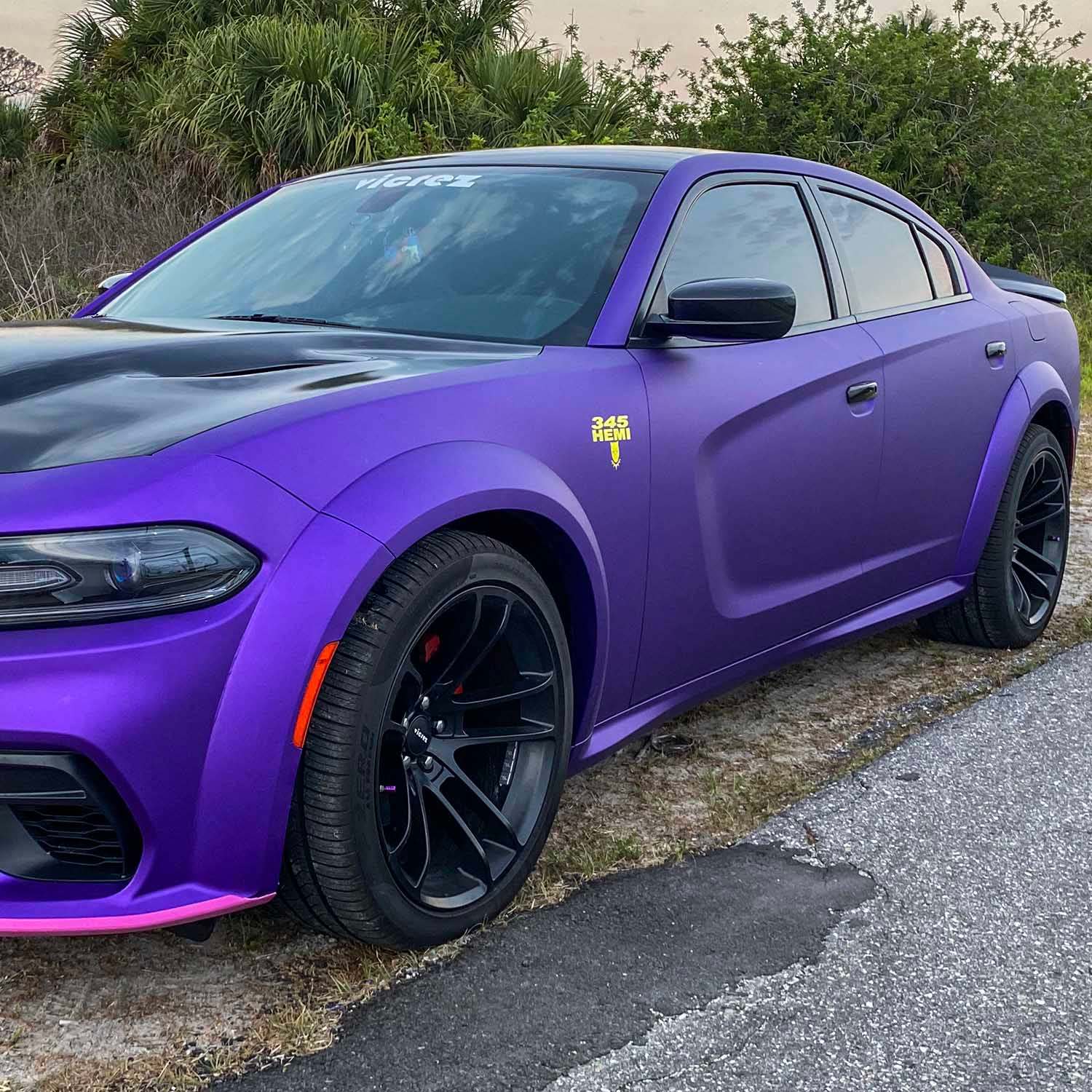 Hellcat Widebody Style Matte Black Wheel (20"x11", -2.5 Offset, 5x115 ...