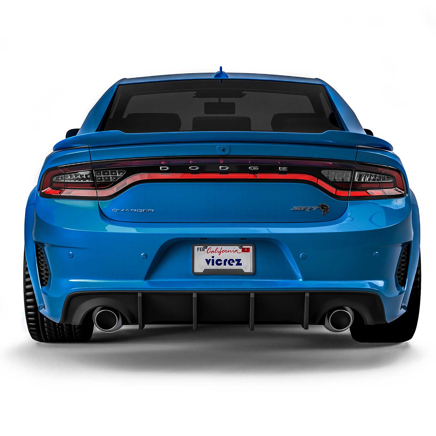 Vicrez 2020 Widebody Rear Bumper SRT Hellcat Style vz102197 | Dodge ...
