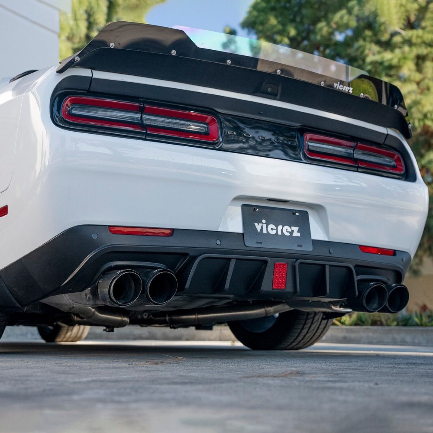 Vicrez BL Style Rear Diffuser vz102490 | Dodge Challenger 2015-2023
