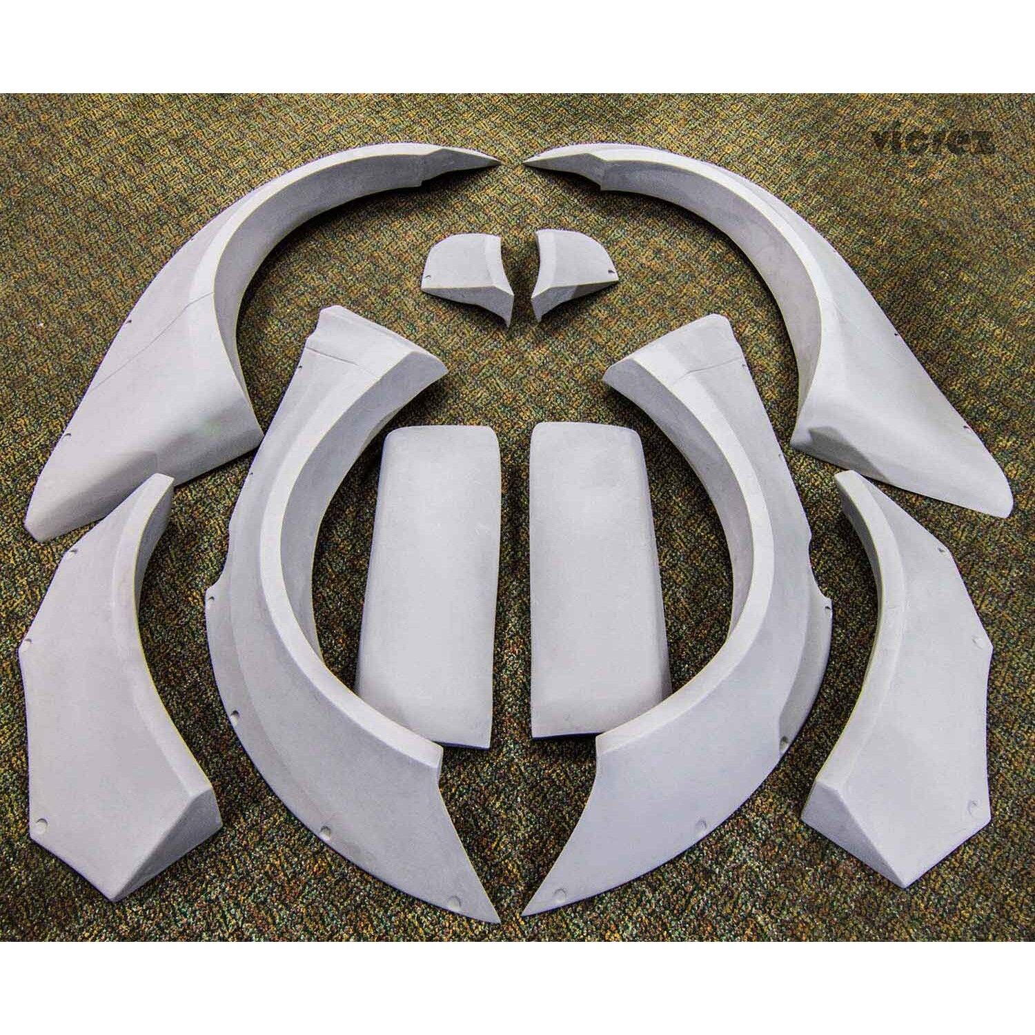 Vicrez VZ Style Widebody Fender Flares Kit vz100348 | BMW 3 Series/ M3 ...