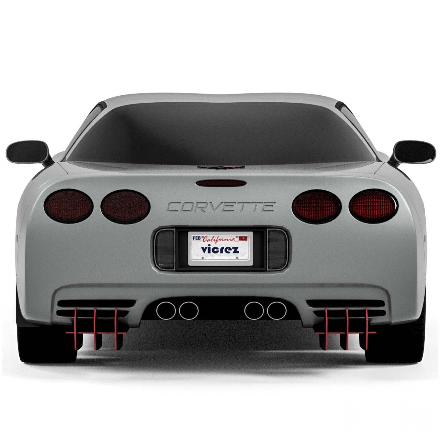 Vicrez C5 Centa VR2 Rear Diffuser vz102630 | Corvetee C5 1997–2004