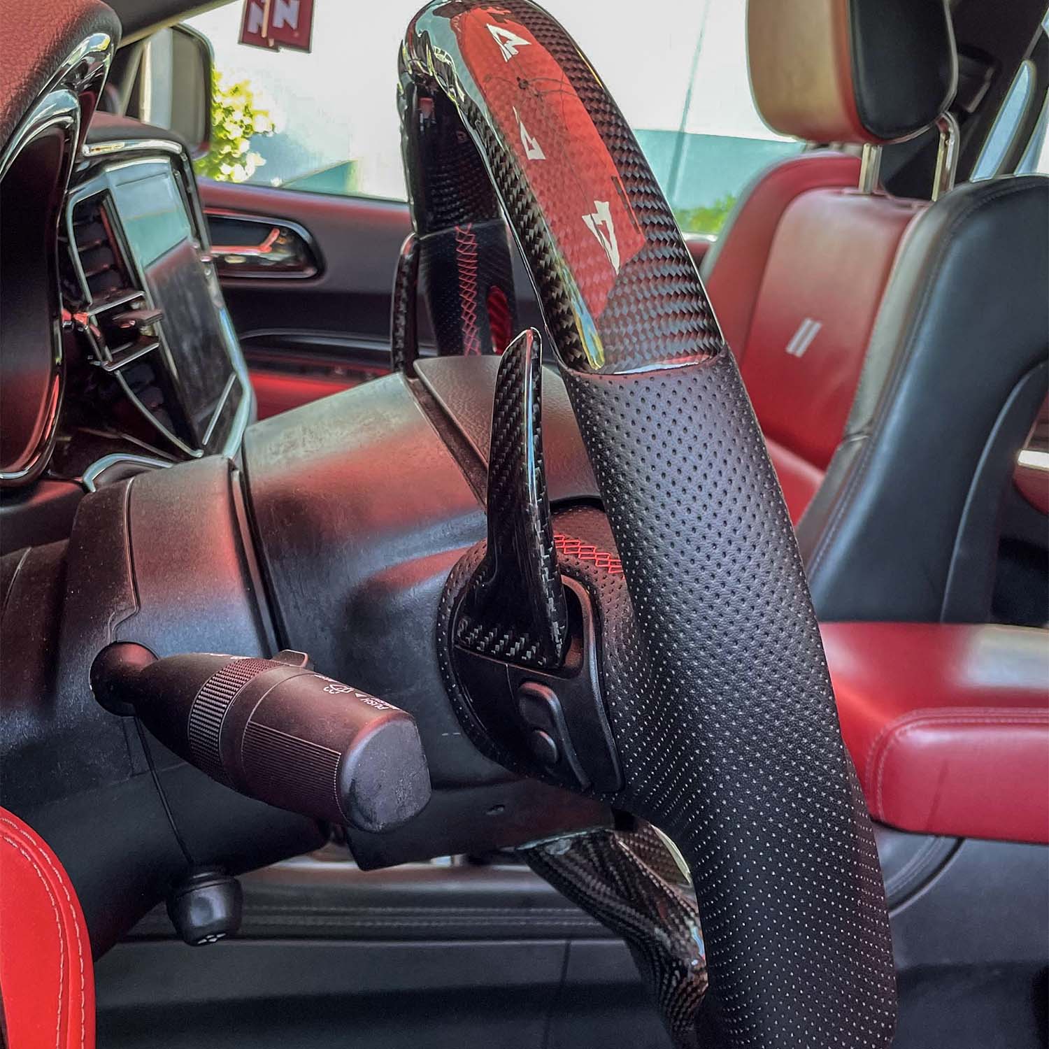 Vicrez Gloss Carbon Fiber Paddle Shifters vz102446 | Dodge Charger R/T ...