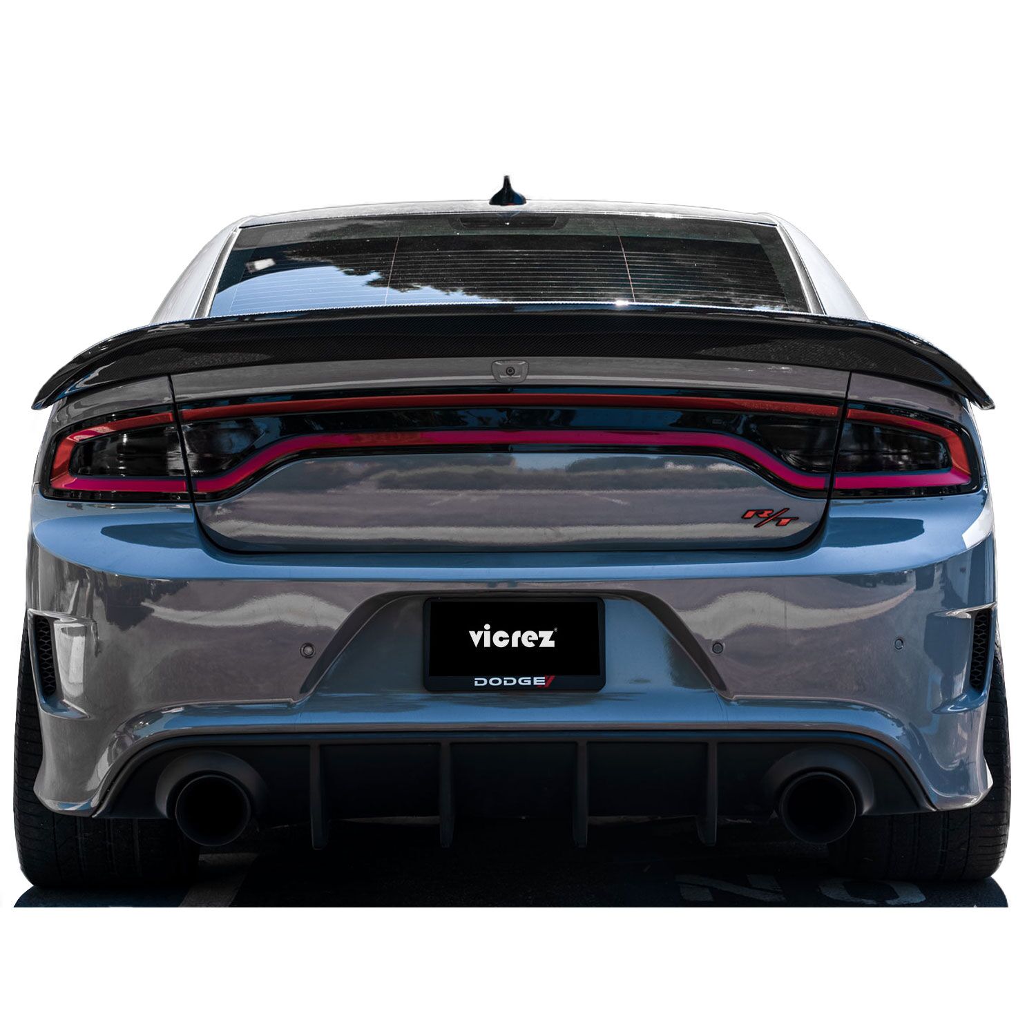 Vicrez Carbon Fiber Rear Spoiler Redeye style vz101302| Dodge Charger ...