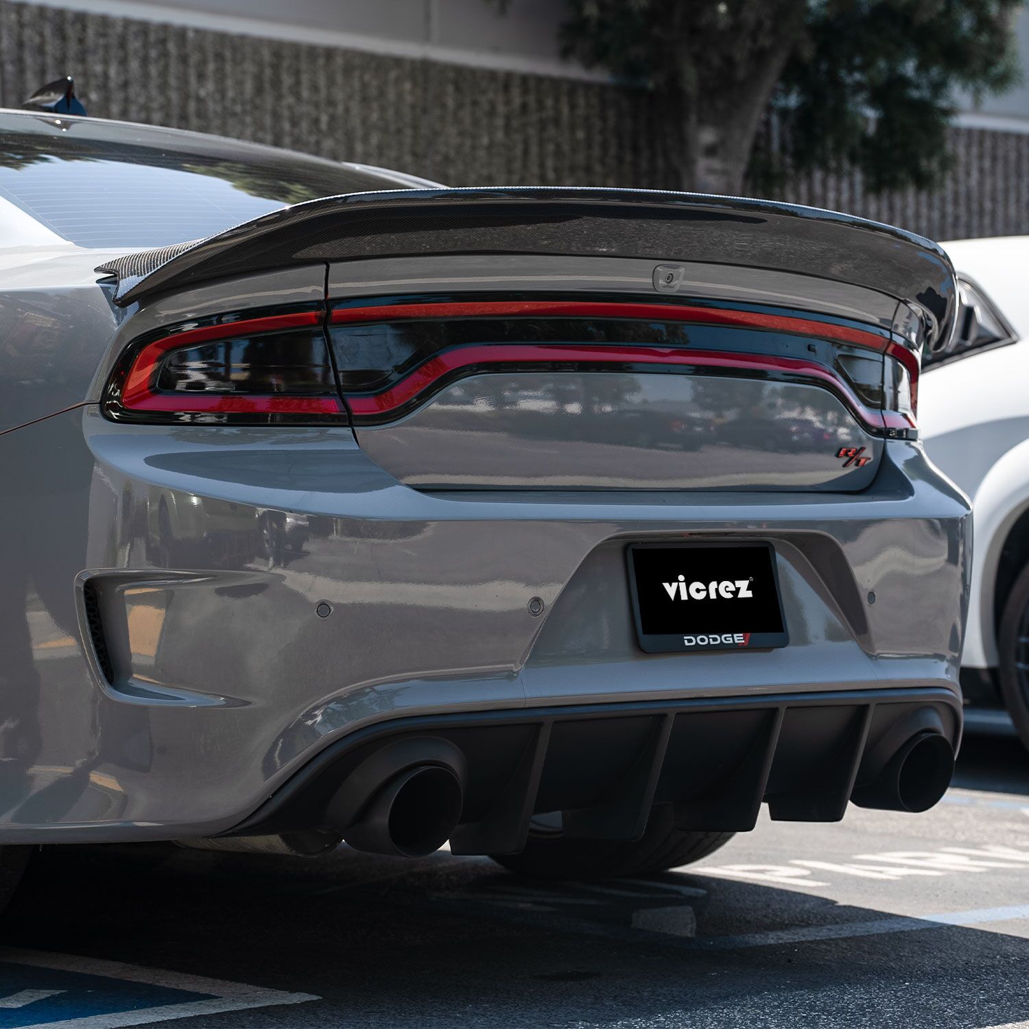 Vicrez Carbon Fiber Rear Spoiler Redeye style vz101302| Dodge Charger ...