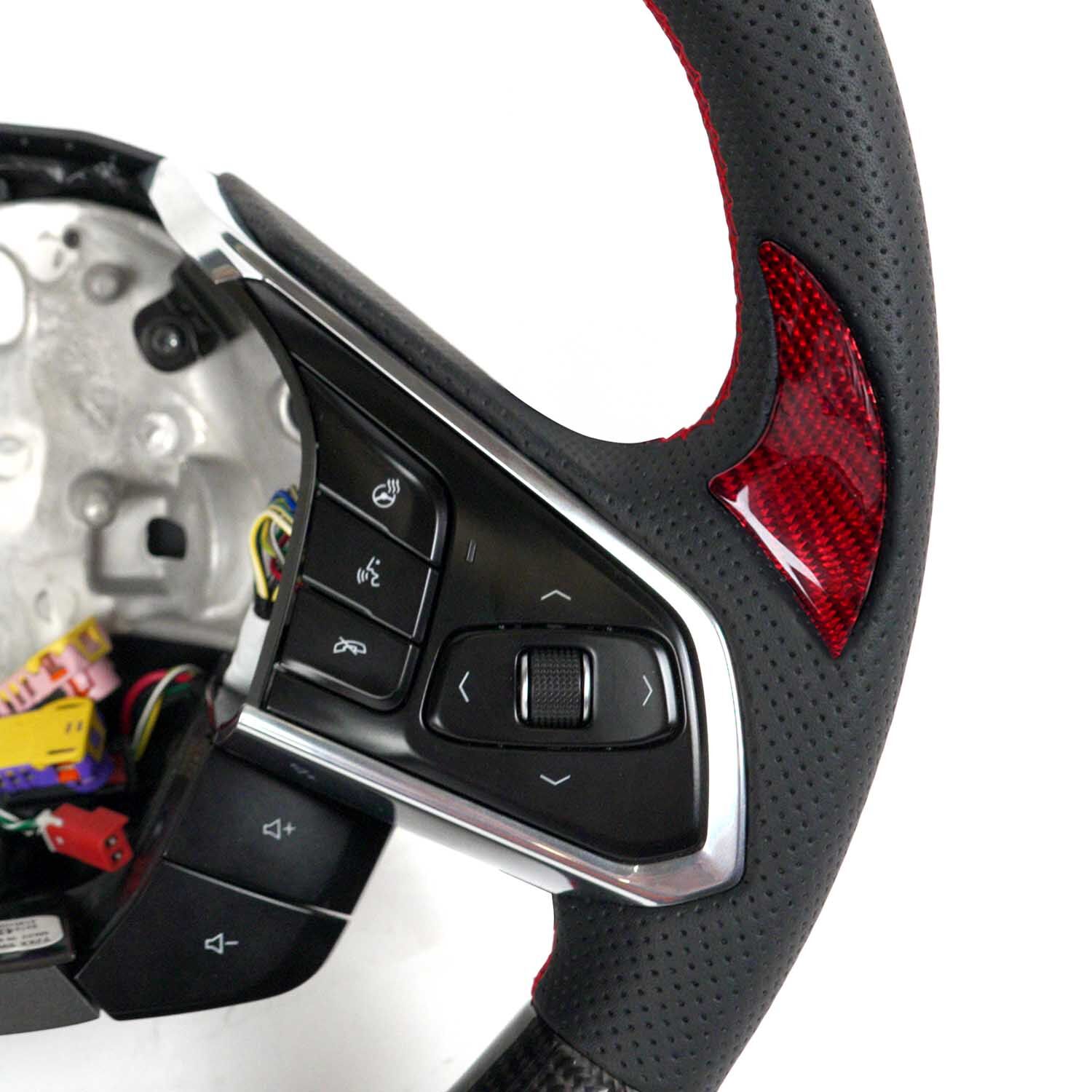 Vicrez Carbon Fiber Steering Wheel +LED Dash vz102115-DL | Chevrolet ...