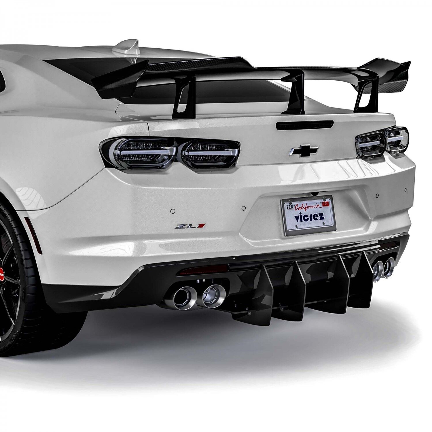 Vicrez Centa Rear Diffuser vz102139 Chevrolet Camaro 2016 2024