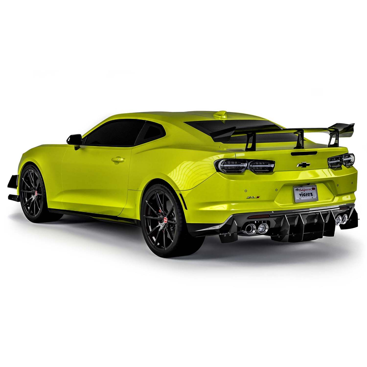 Vicrez Centa VR2 Rear Diffuser vz102138 | Chevrolet Camaro 2016-2024