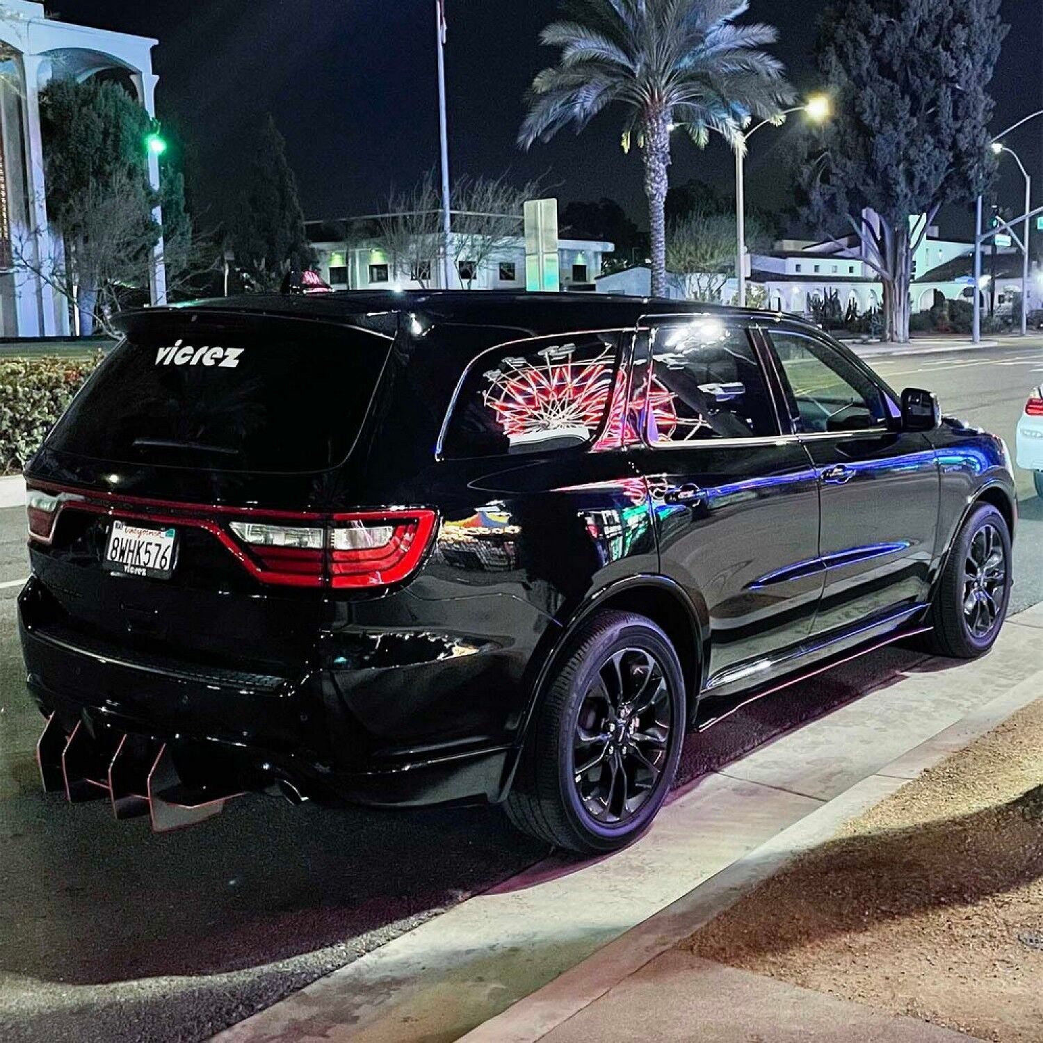 Vicrez Centa VR2 Rear Diffuser vz102307 | Dodge Durango 2014-2026