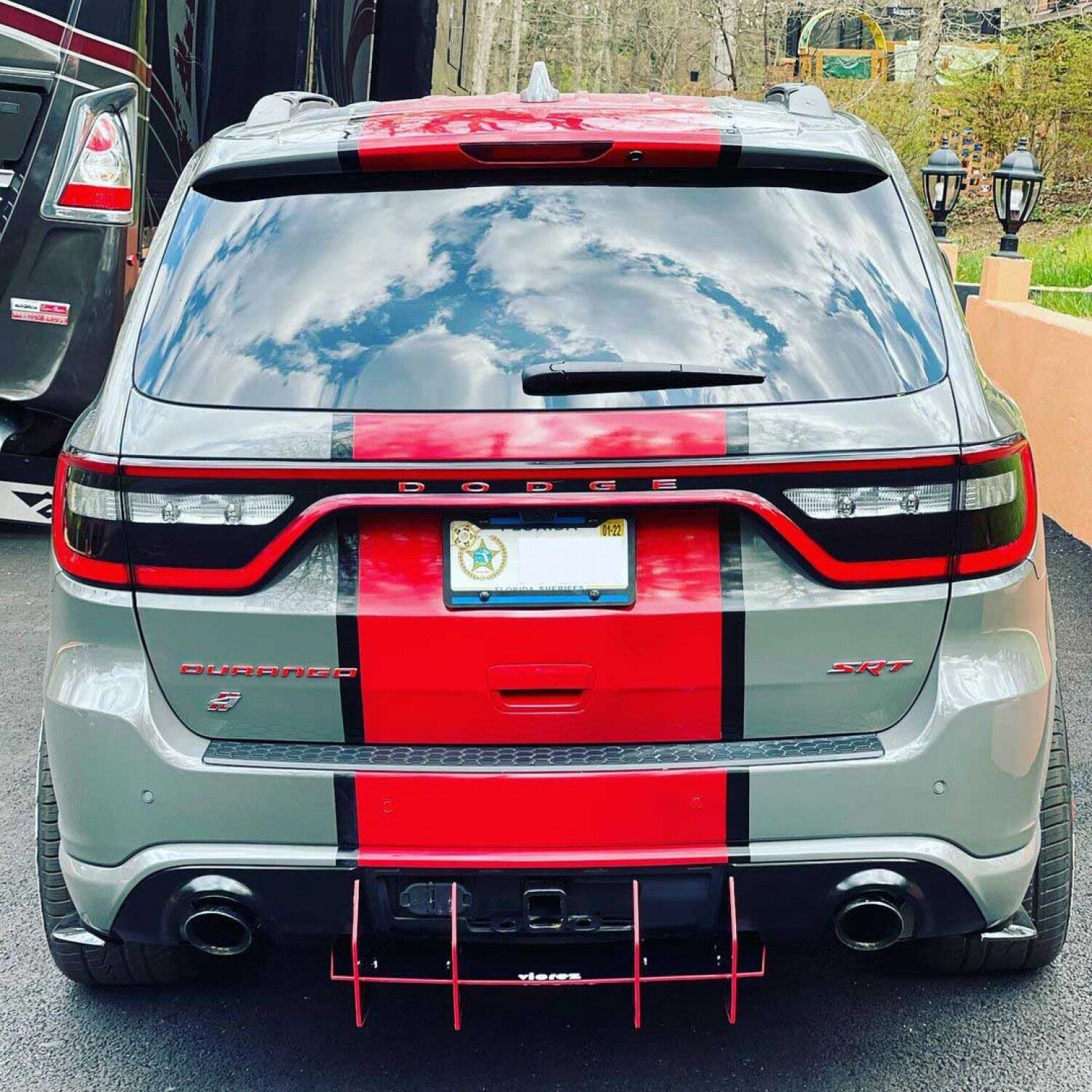 Vicrez Centa VR2 Rear Diffuser vz102307 | Dodge Durango 2014-2026