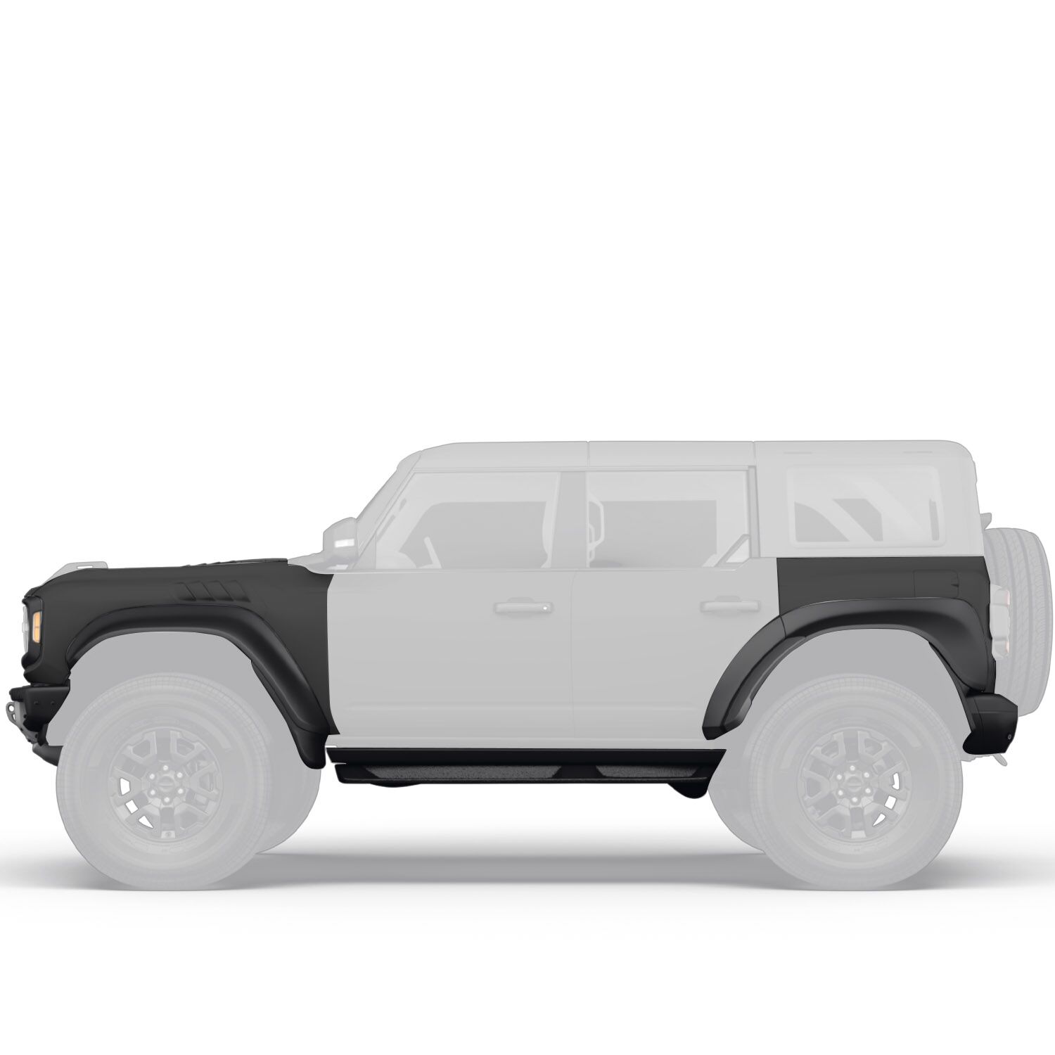 Vicrez Conversion Kit Raptor Style vz101953 | Ford Bronco 2020-2025