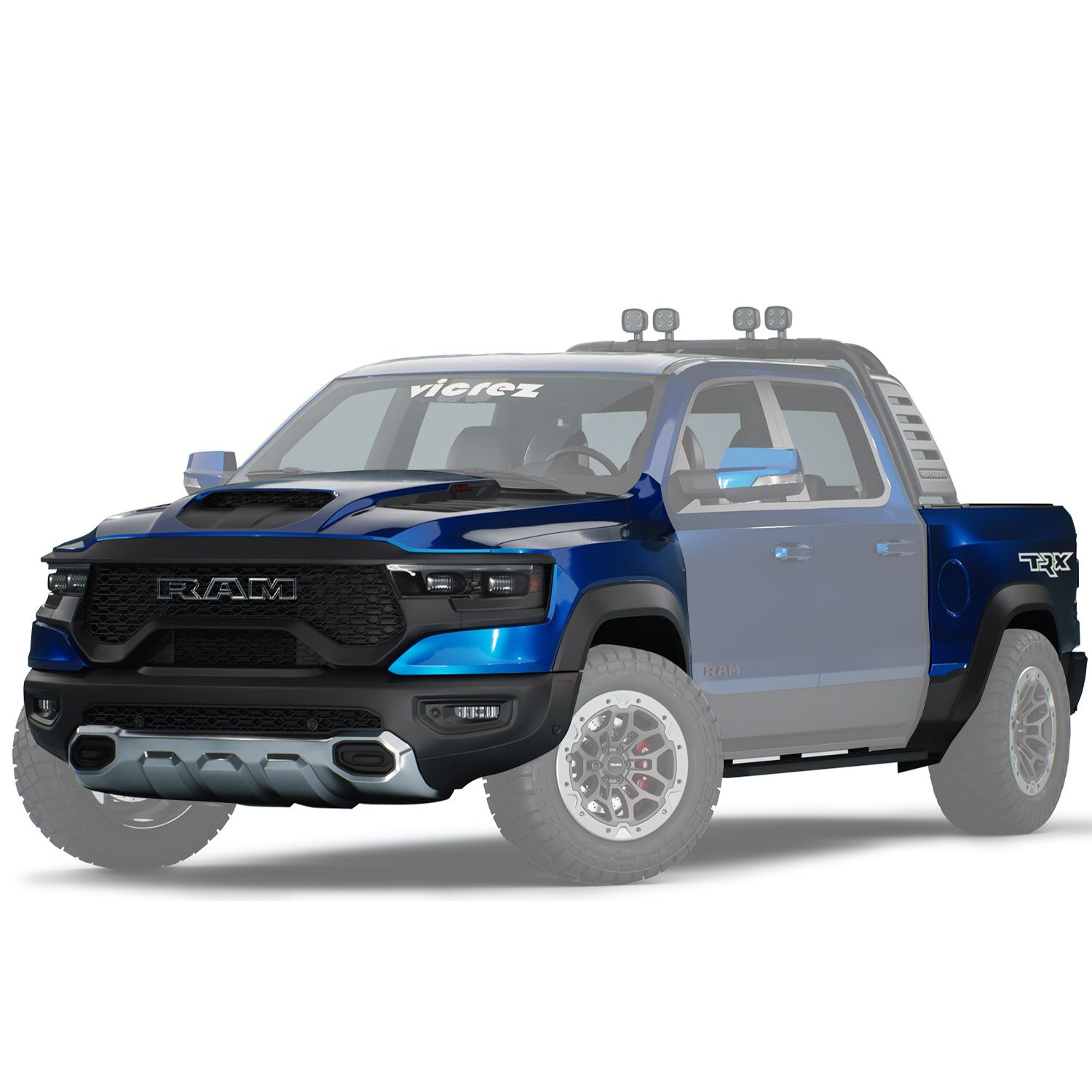 Vicrez Conversion Kit TRX Style vz101922 | Dodge RAM 1500 2019-2025