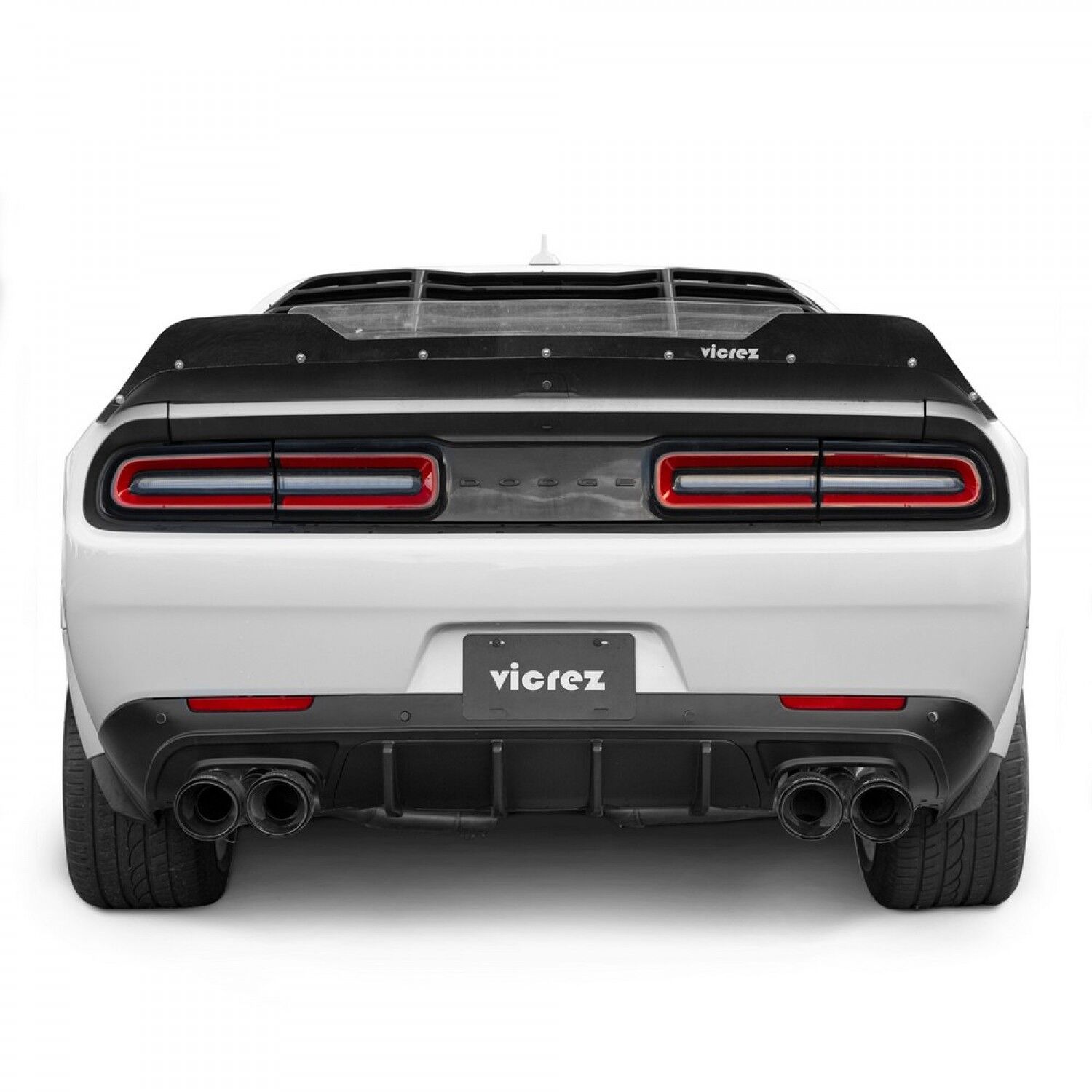 Vicrez CP Style Rear Diffuser vz102491 | Dodge Challenger 2015-2023