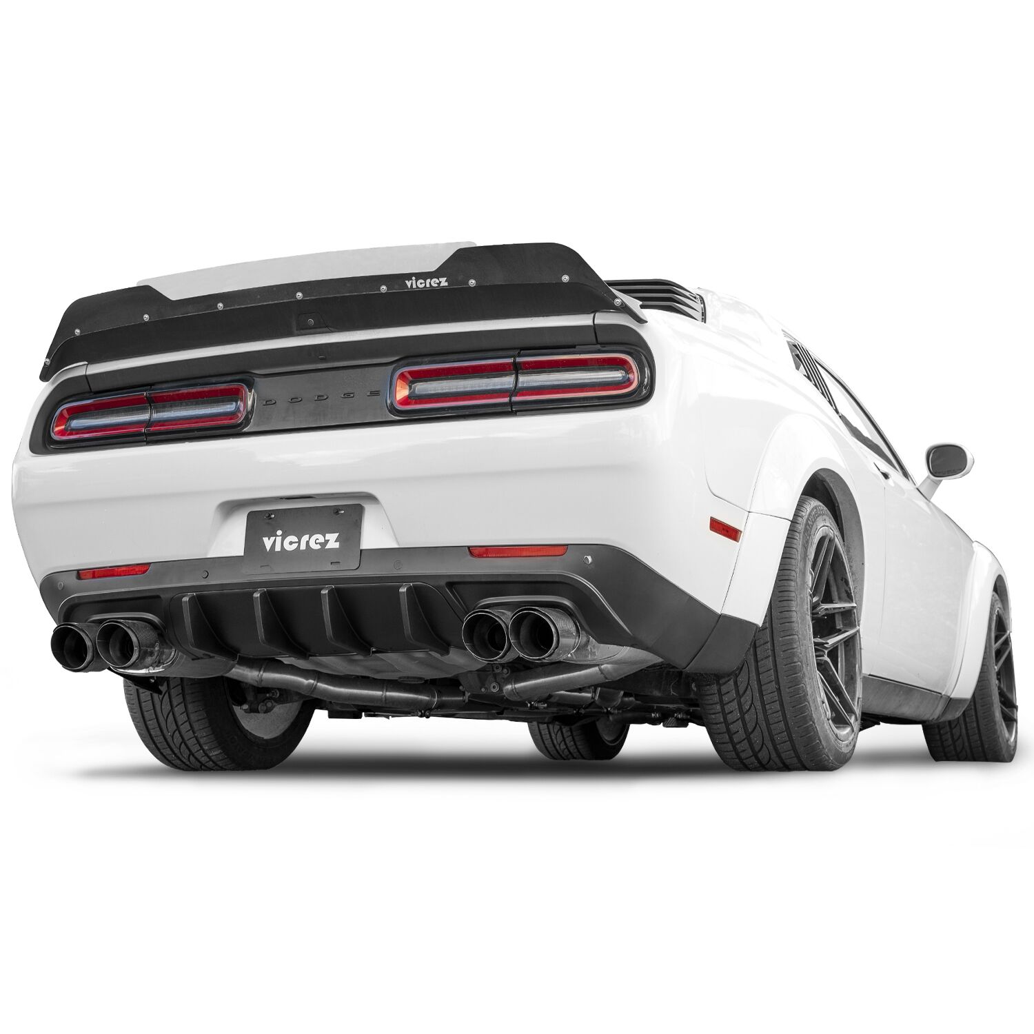 Vicrez CP Style Rear Diffuser vz102491 | Dodge Challenger 2015-2023