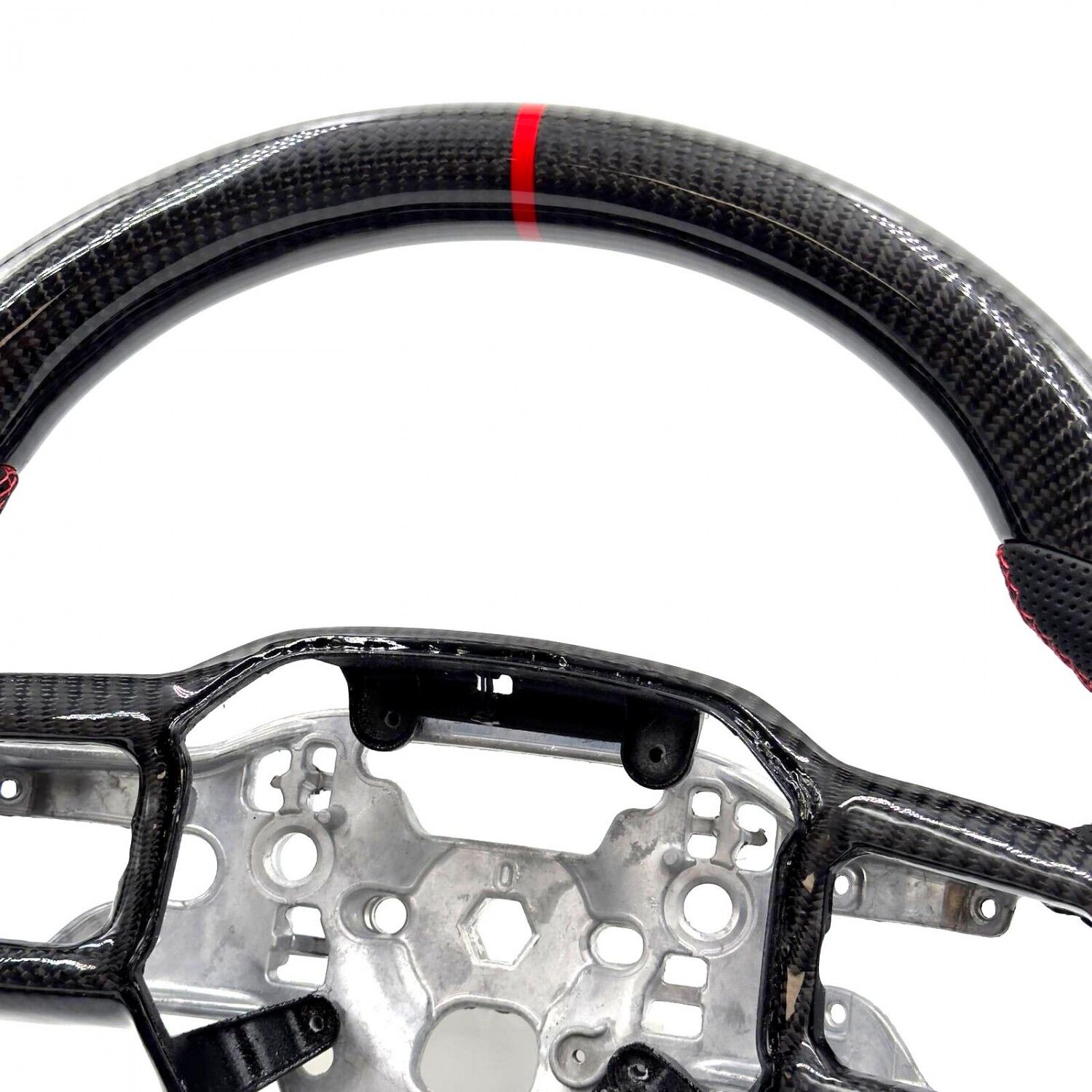 Vicrez DTR Carbon Fiber Steering Wheel vz105242 | Ford Mustang 2024-2025