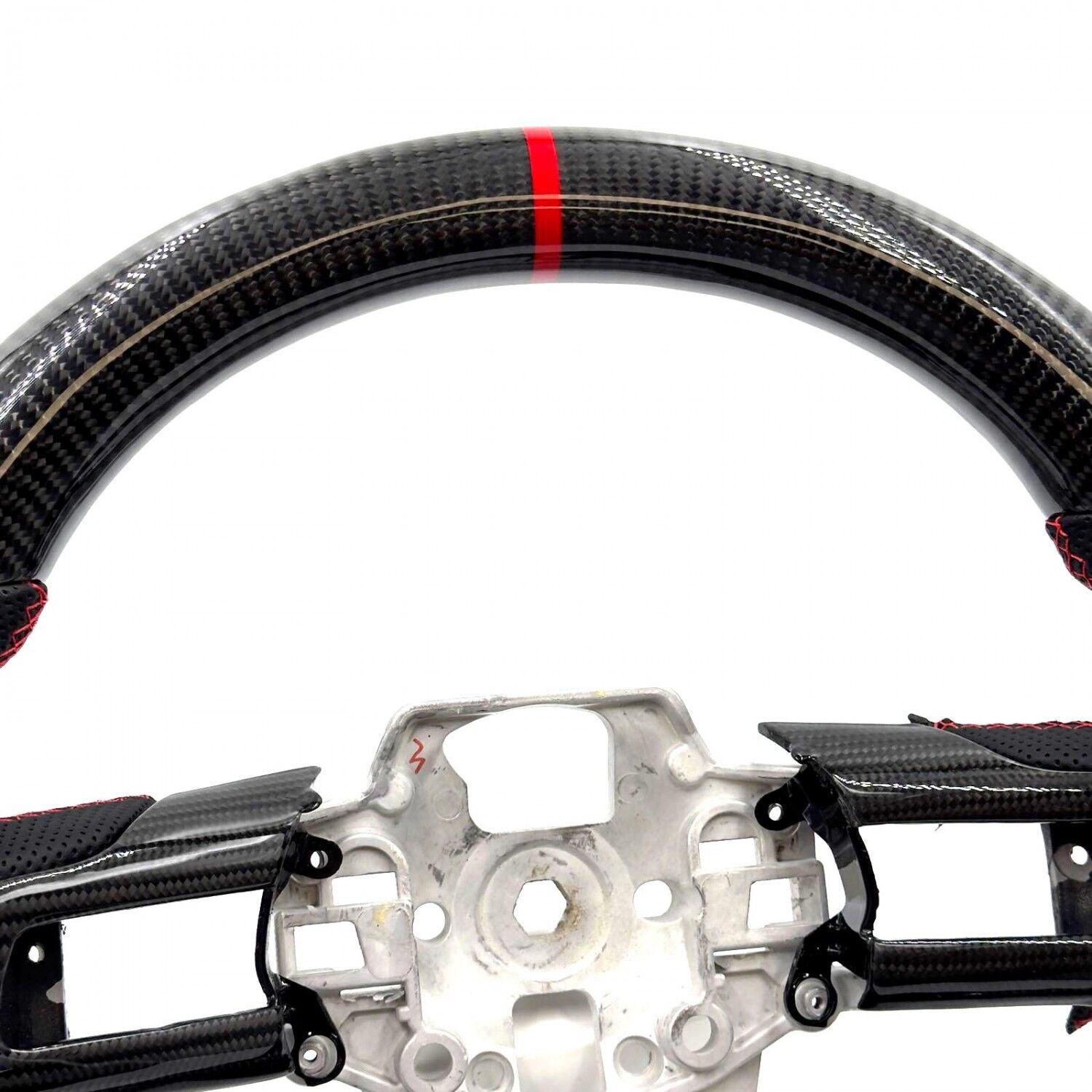 Vicrez DTR Carbon Fiber Steering Wheel vz105244 | Ford Mustang 2015-2017