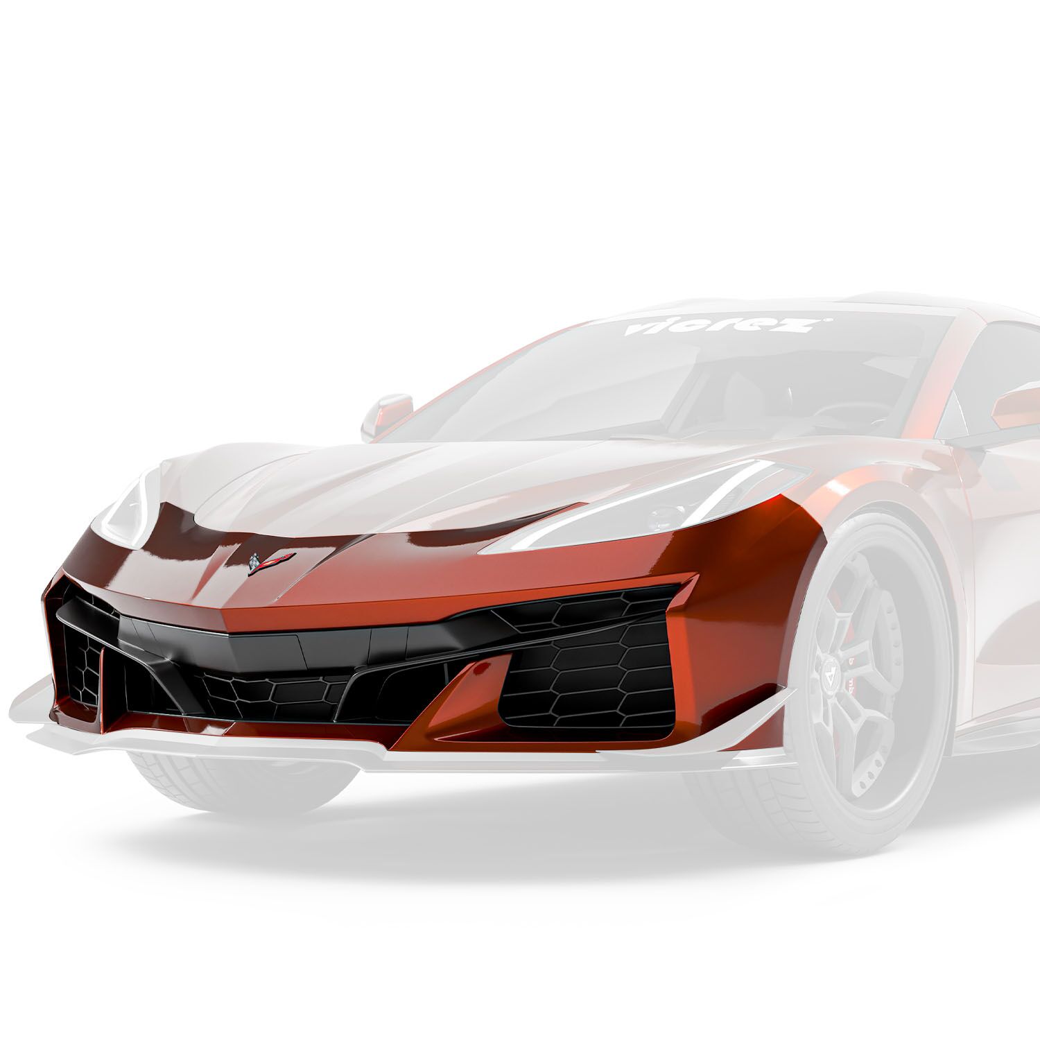 Vicrez Front Bumper Z06 Style vz102675 | Corvette C8 Stingray/ Z51 2020 ...