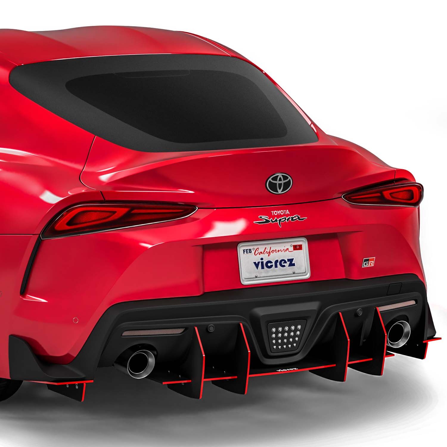 Vicrez Centa VR2 Rear Diffuser vz102453 | Toyota Supra A90 MKV 2020-2025
