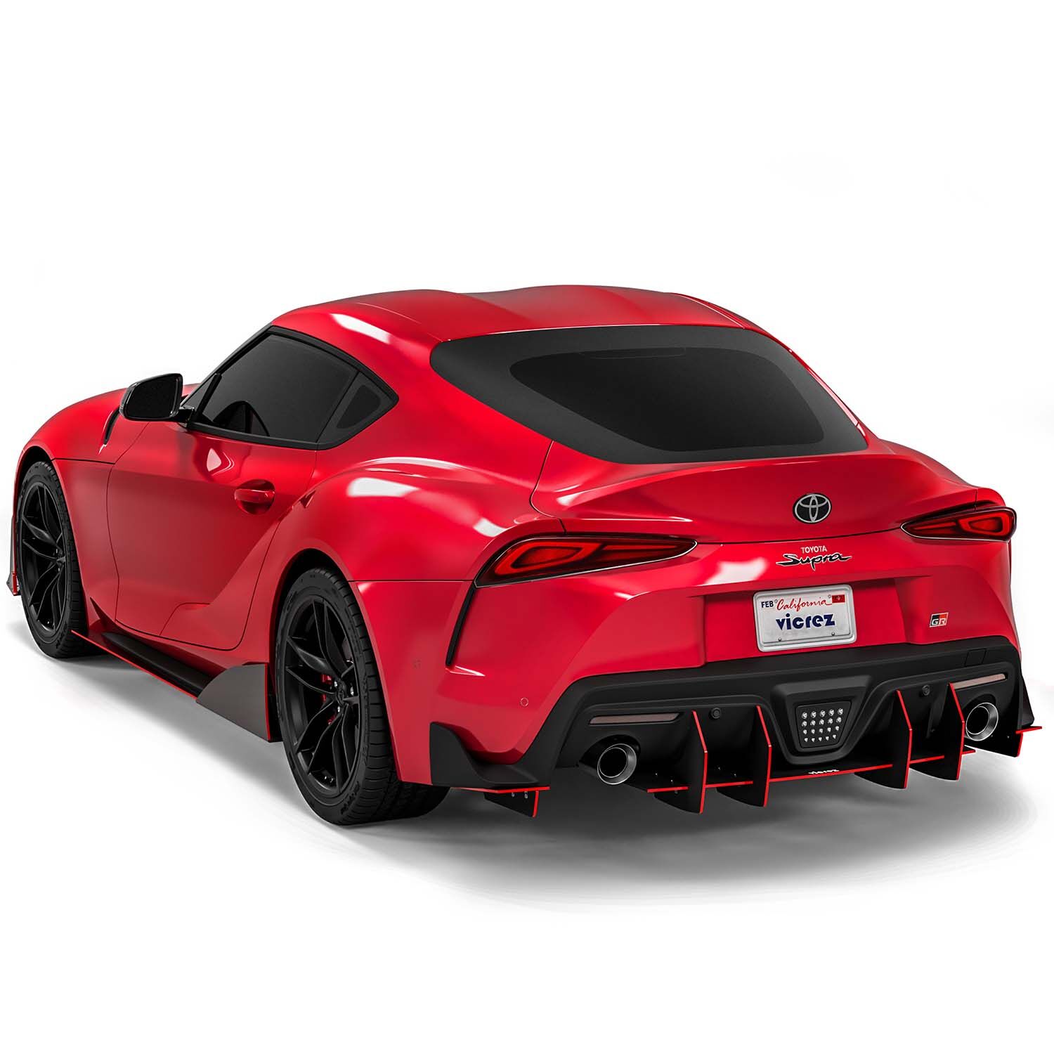 Vicrez Centa VR2 Rear Diffuser vz102453 | Toyota Supra A90 MKV 2020-2025