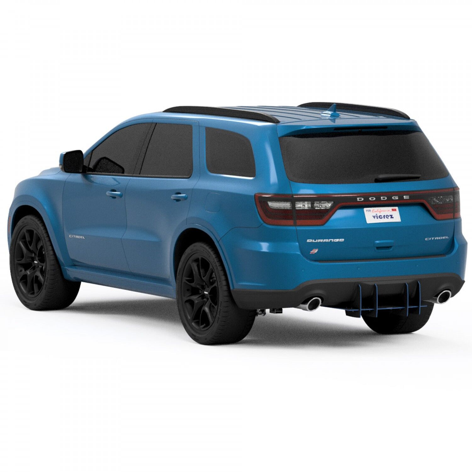 Vicrez Genali VR2 Rear Diffuser vz102637 | Dodge Durango 2014-2026