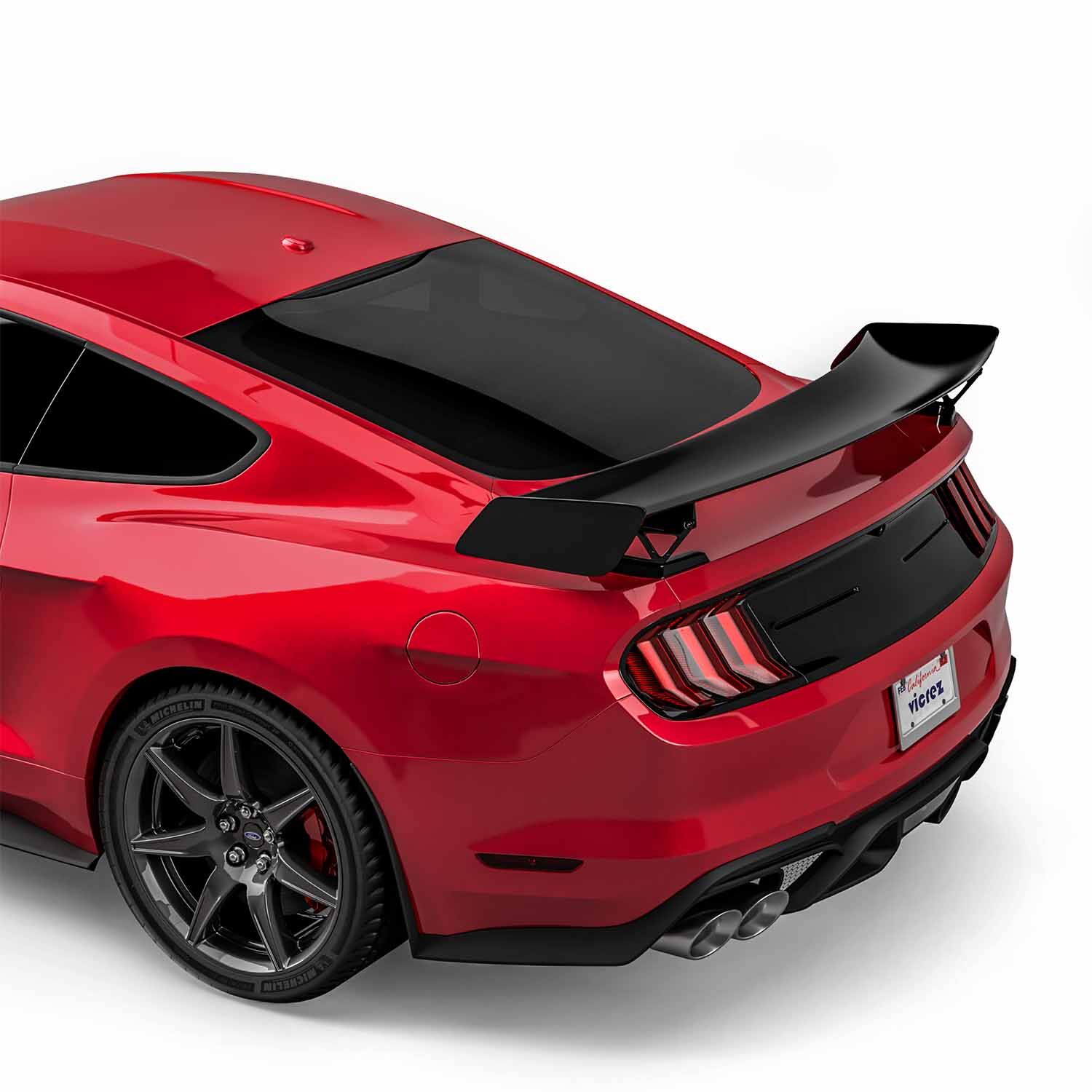 Vicrez GT500 Style Track Pack Rear Wing Spoiler vz102218 | Ford Mustang ...