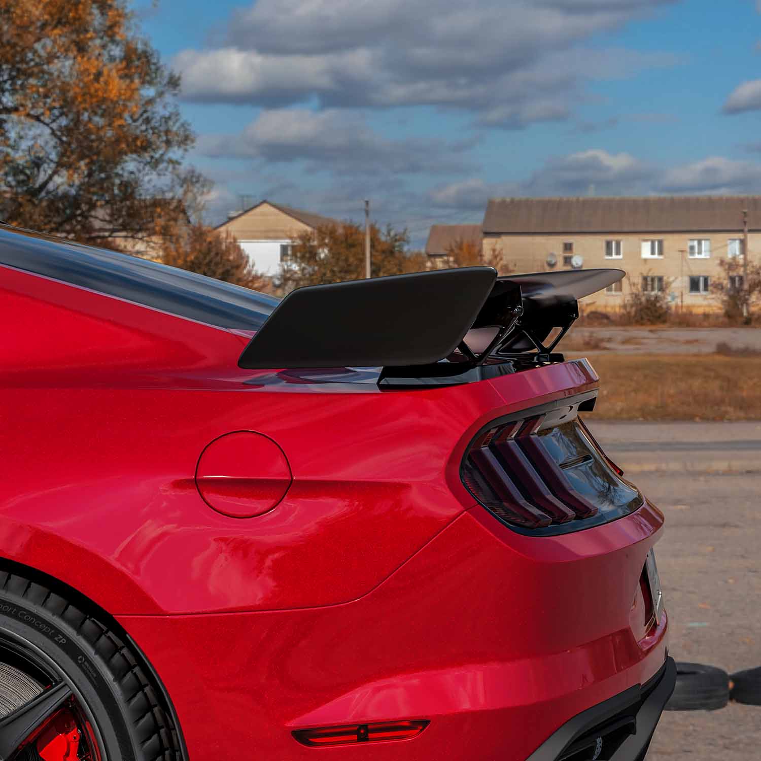 Vicrez GT500 Style Track Pack Rear Wing Spoiler vz102218 | Ford Mustang ...