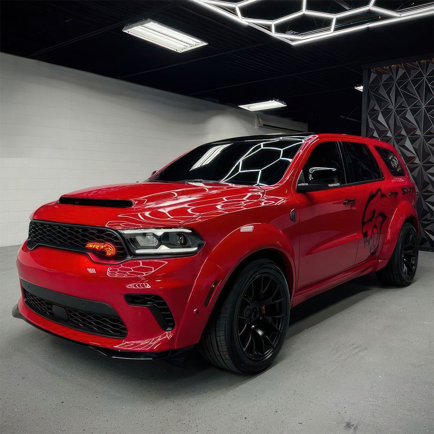 Vicrez Hood Demon style vz101914 | Dodge Durango 2014-2026