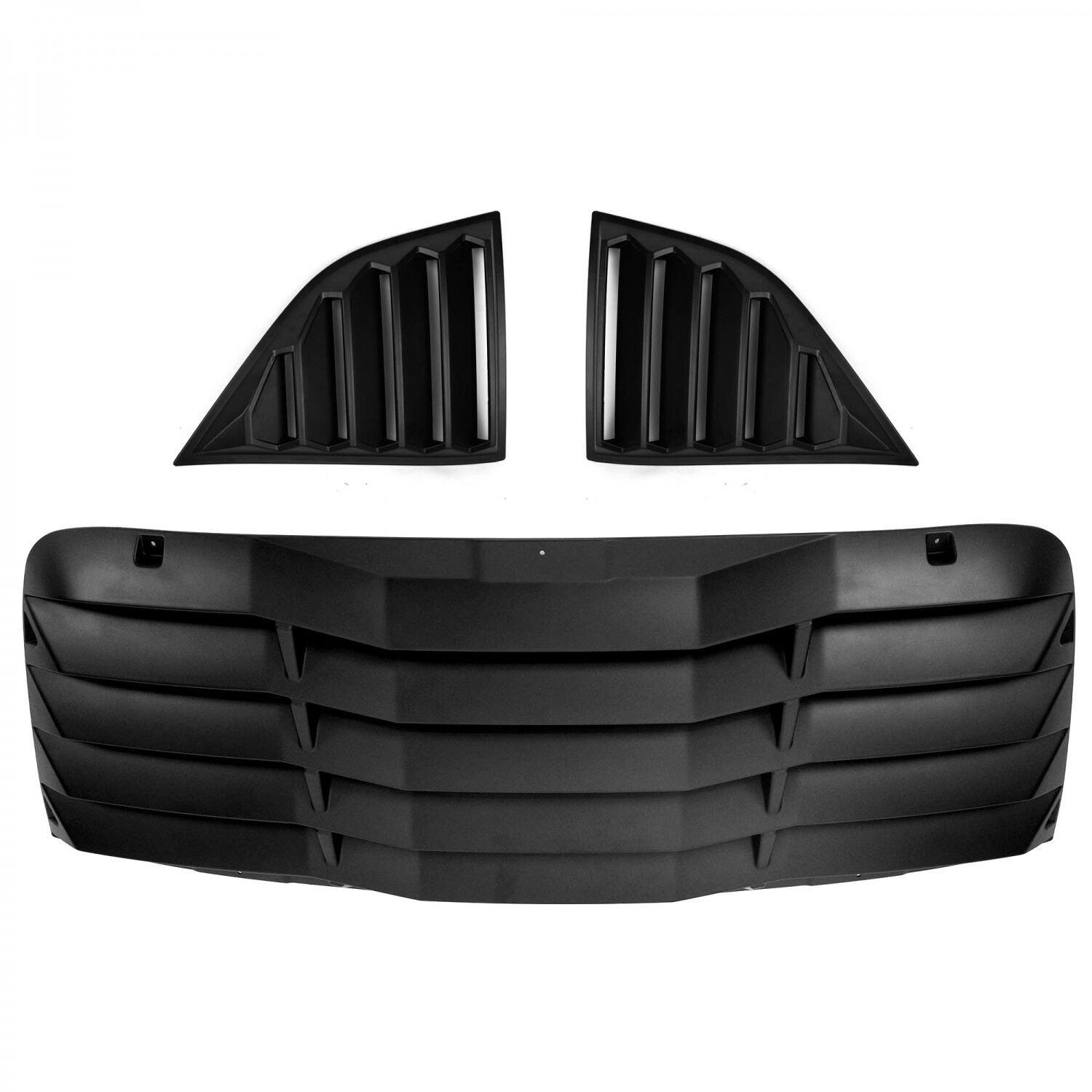 Vicrez LV Rear & Quarter Window Louvers vz101489 | Dodge Challenger ...