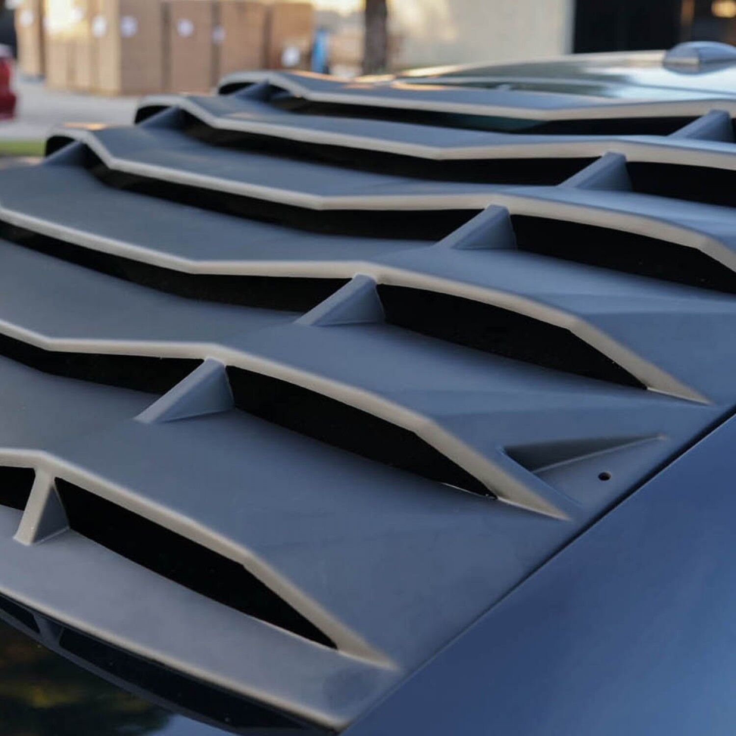 Vicrez LV Style Rear Window Louvers vz101677 | Dodge Charger 2011-2023