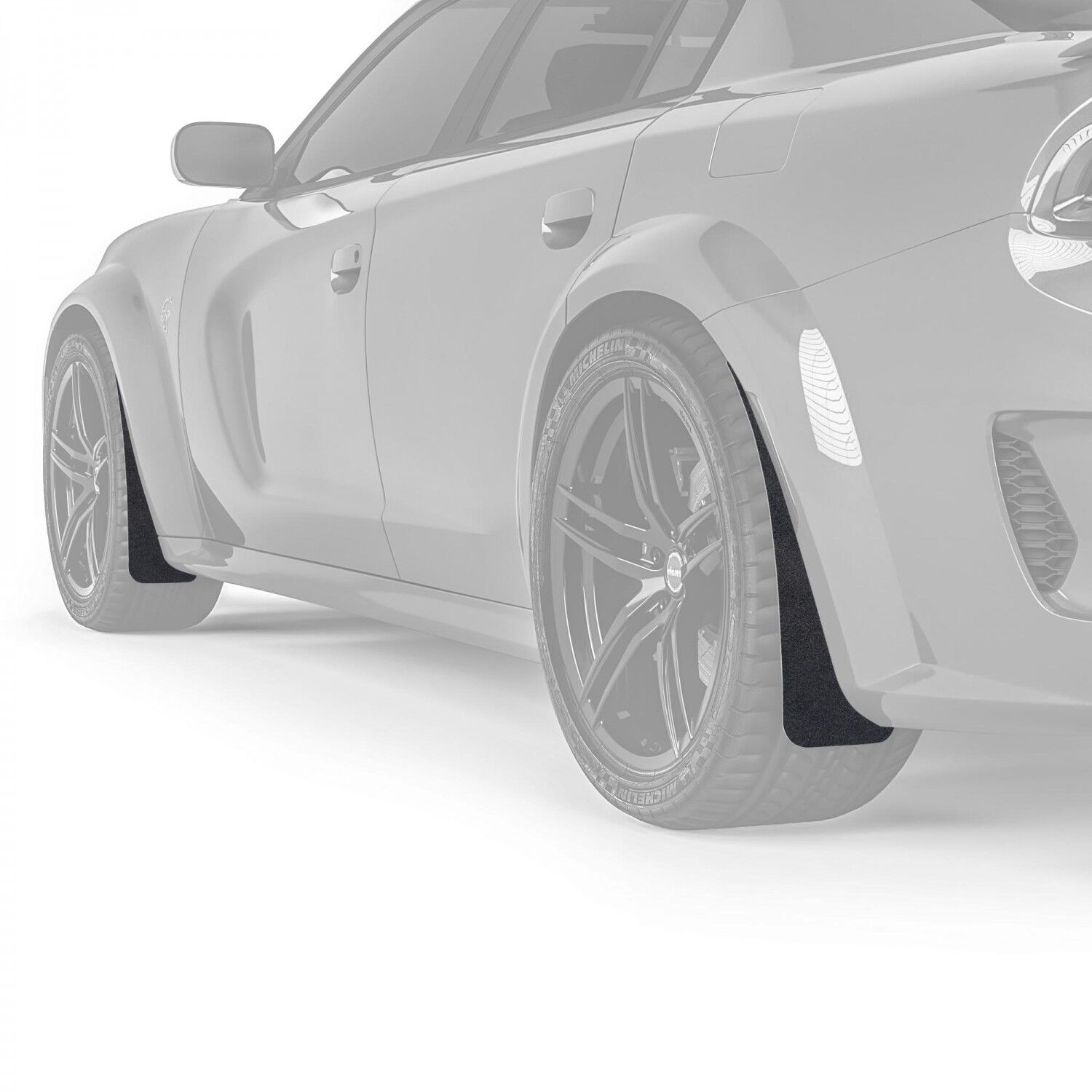Vicrez Mud Flaps Front and Rear vz102102 | Dodge Charger Widebody 2020-2023