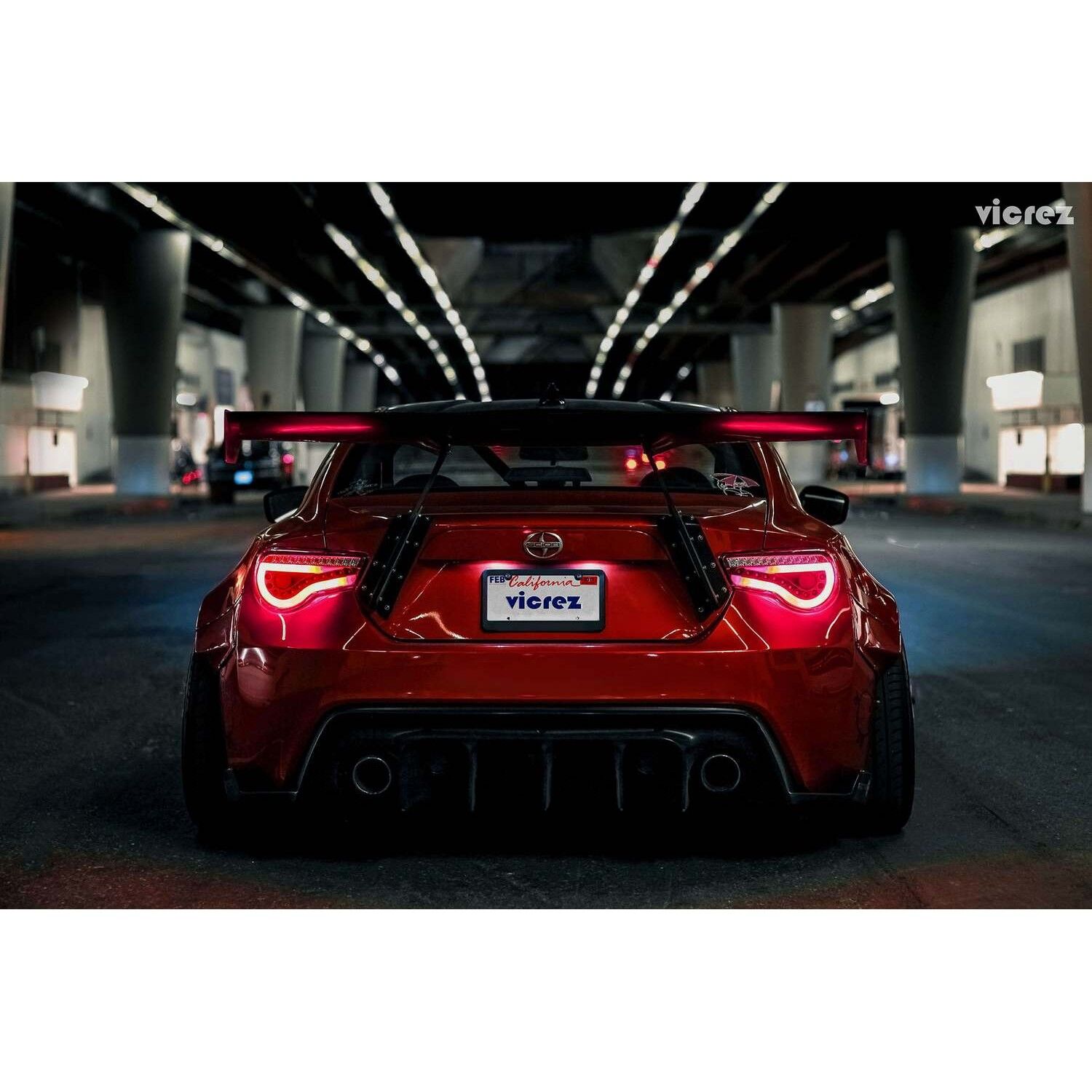 Vicrez RB Carbon Fiber Rear Wing Spoiler vz101483 | Scion FRS/ Subaru ...