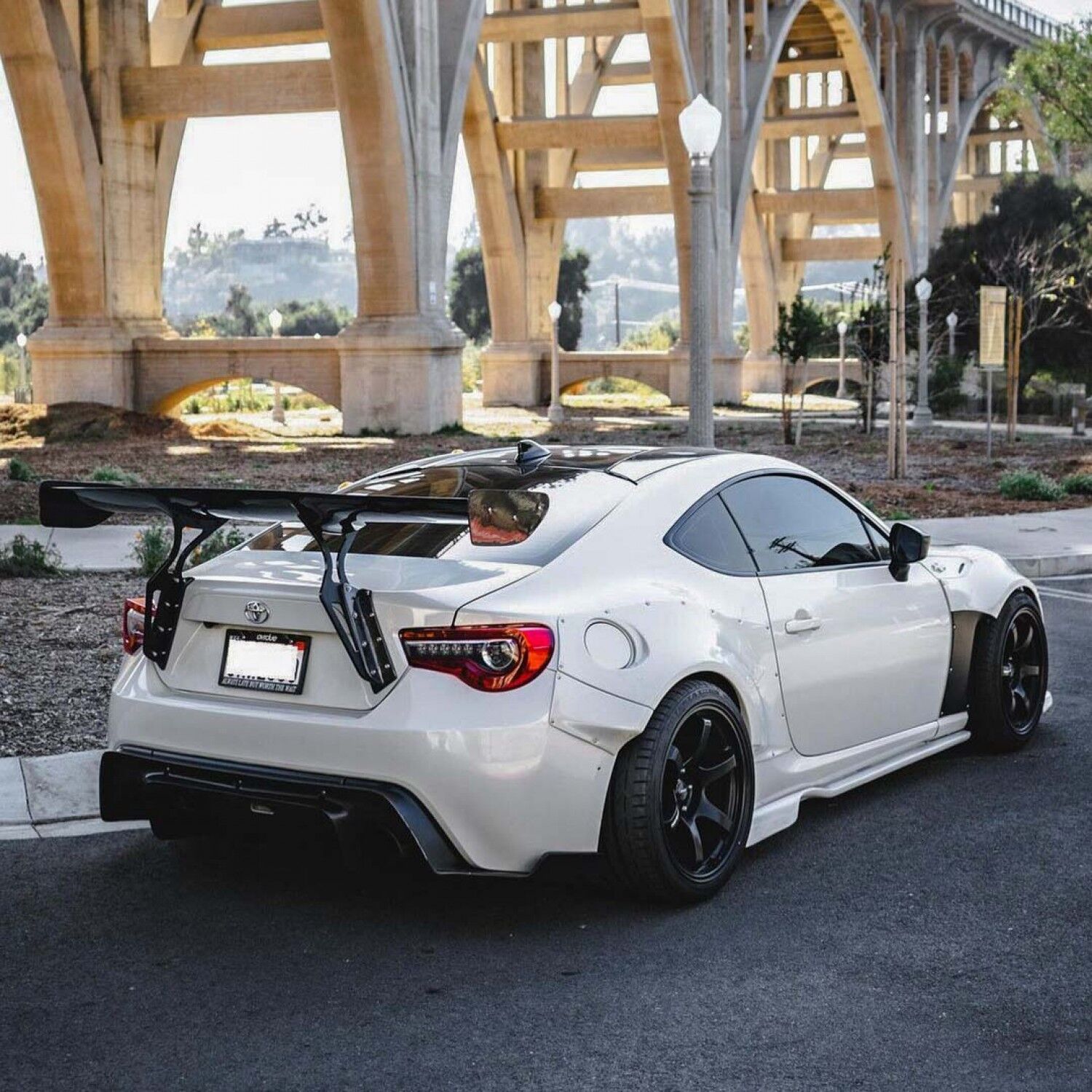 Vicrez RB Carbon Fiber Rear Wing Spoiler vz101483 | Scion FRS/ Subaru BRZ 2012-2020