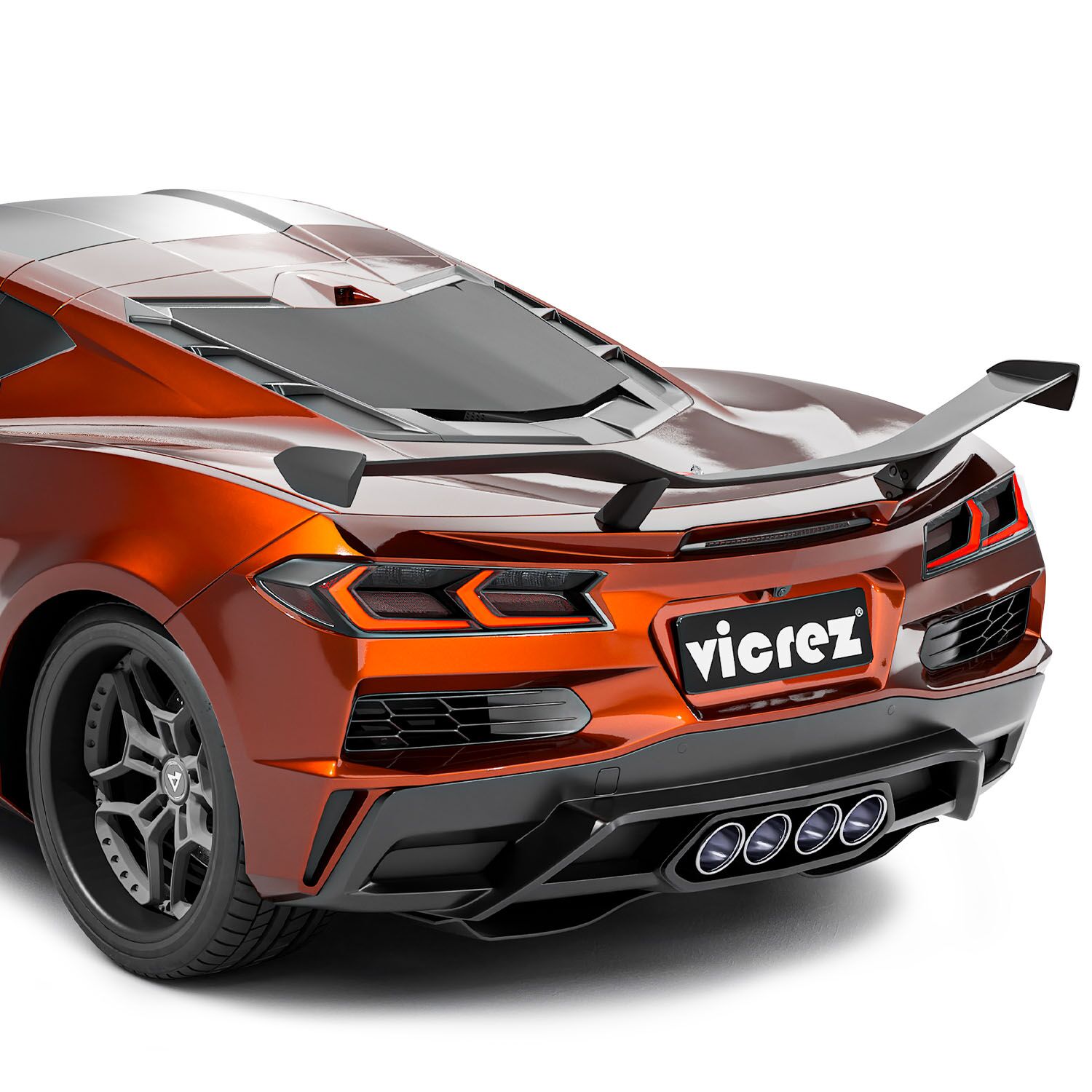 Vicrez Rear Bumper Z06 Style vz102676 | Corvette C8 Stingray/ Z51 2020-2026