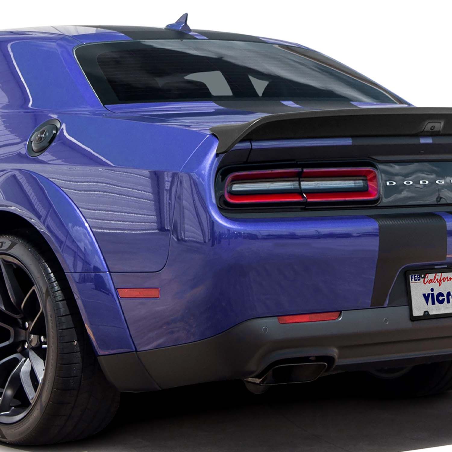 Vicrez Rear Spoiler Redeye Hellcat Style W/ Camera Hole vz102182 ...