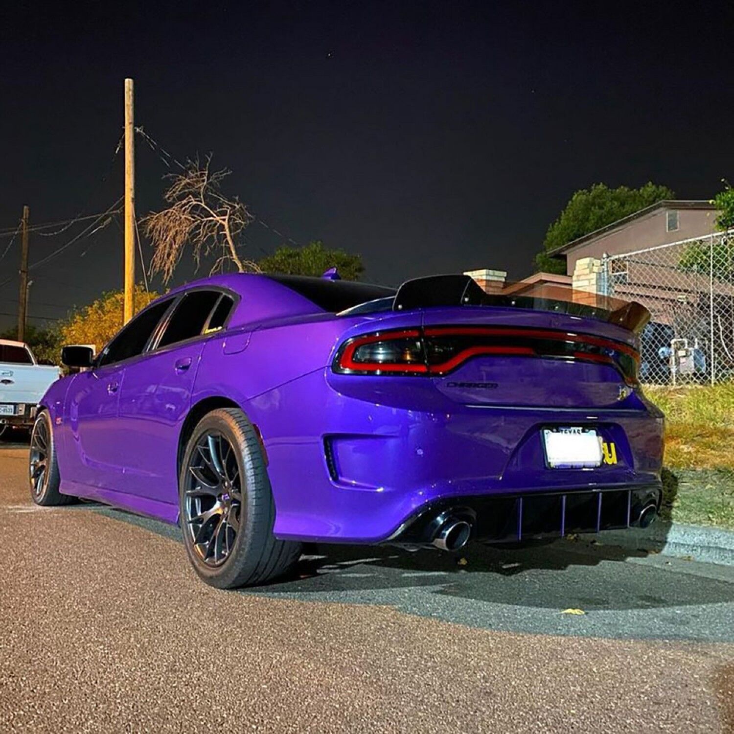 Vicrez Rear Spoiler SRT Style + Wicker bill vz102184 | Dodge Charger ...