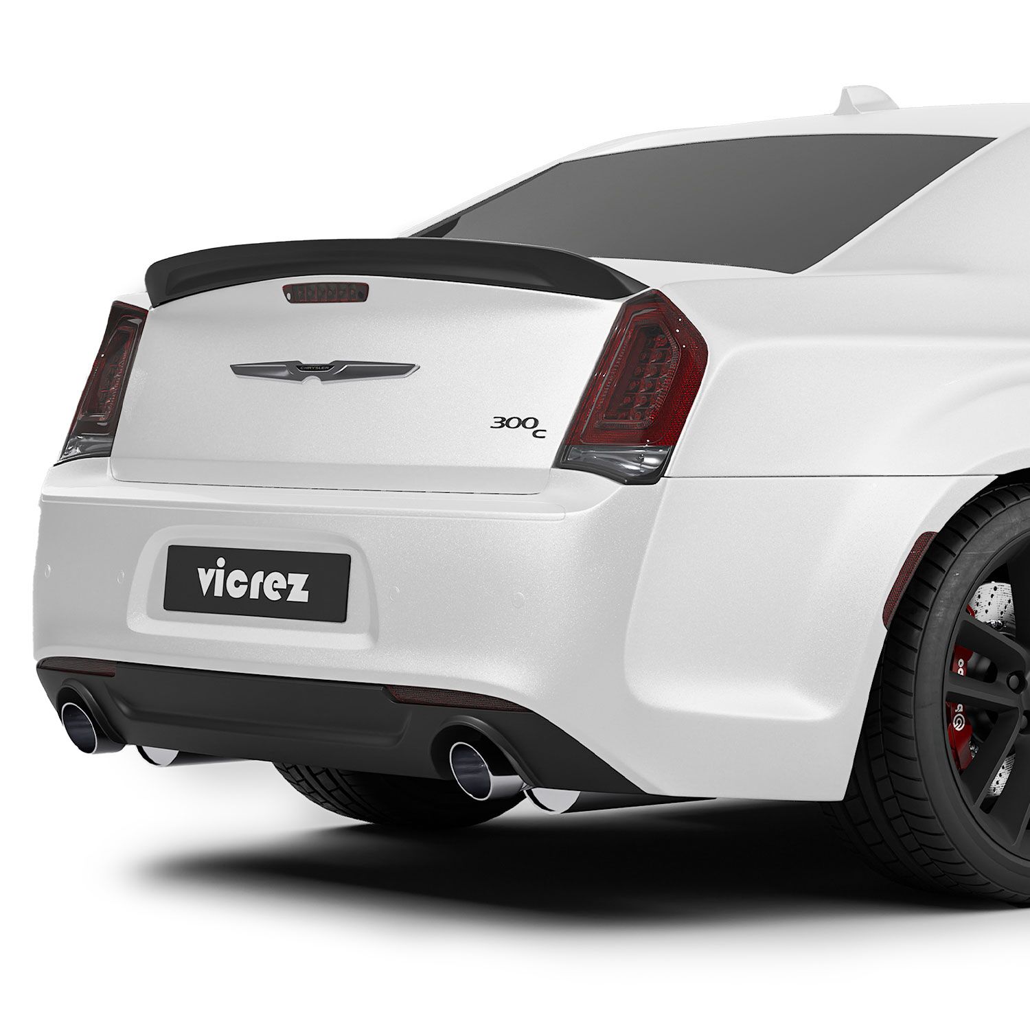 Vicrez Replacement Rear Bumper vz102665 for Chrysler 300 SRT 2016-2023
