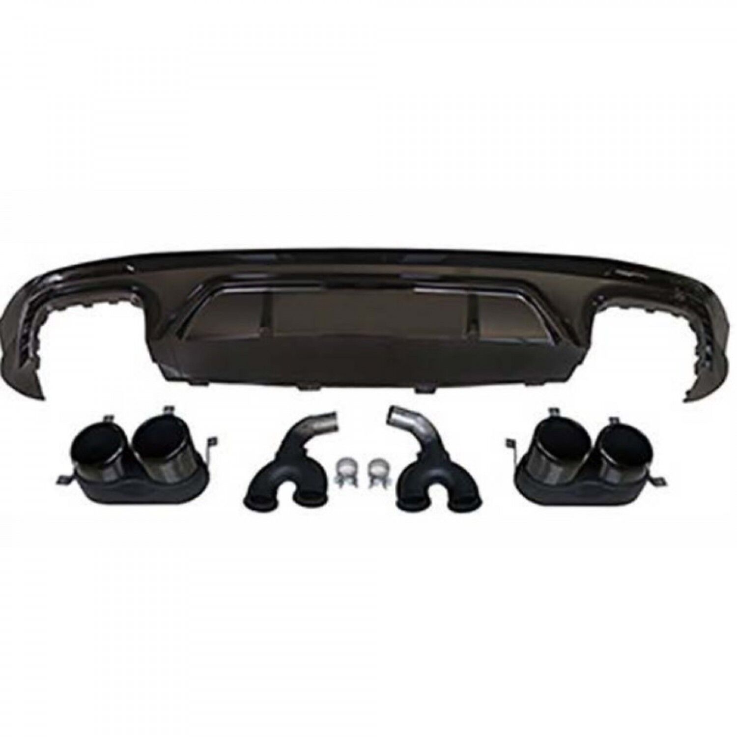 Vicrez SQ5 Rear Diffuser Black vz105479 | Audi Q5 2018-2020